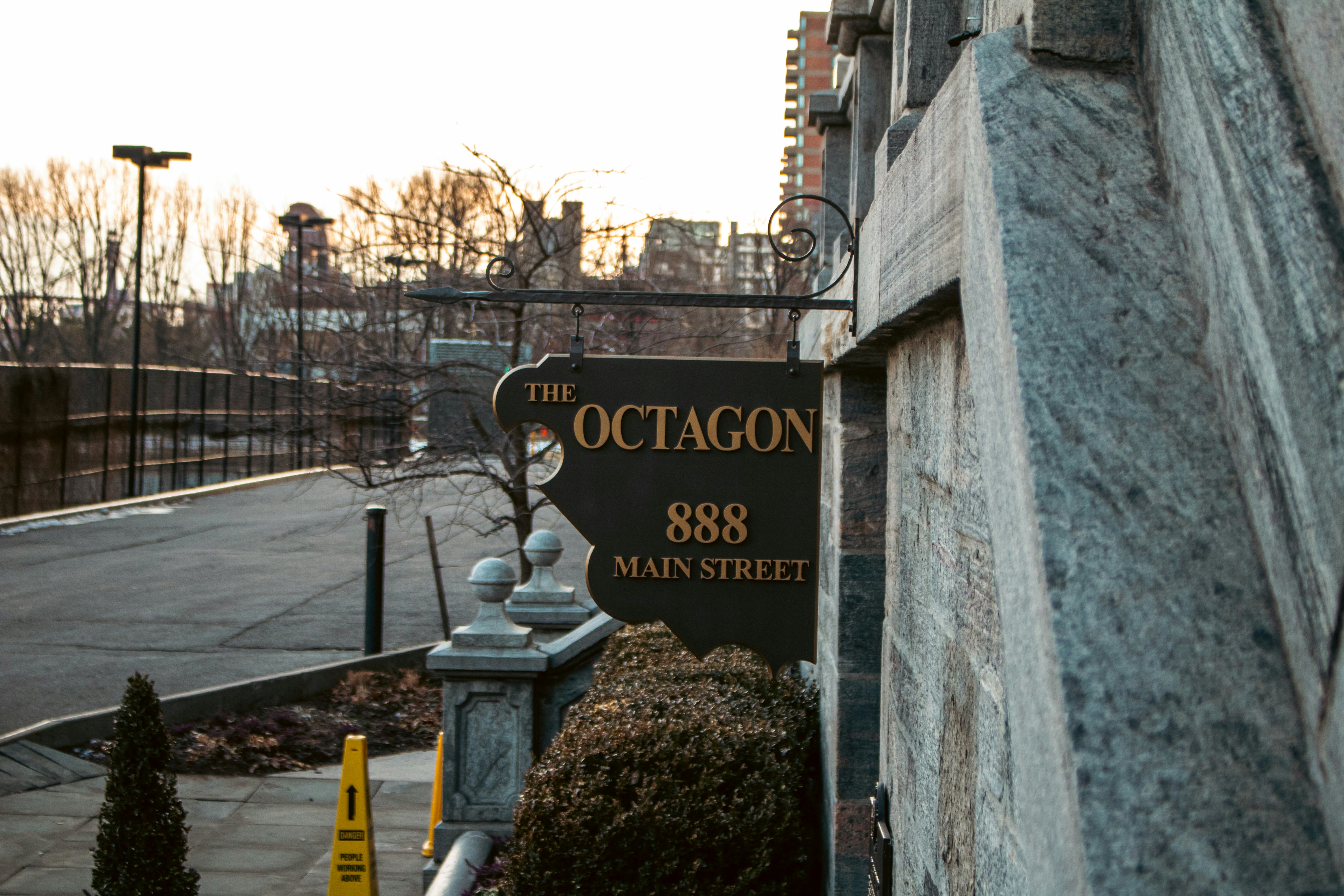 Octagon Sign at 888 Main Street