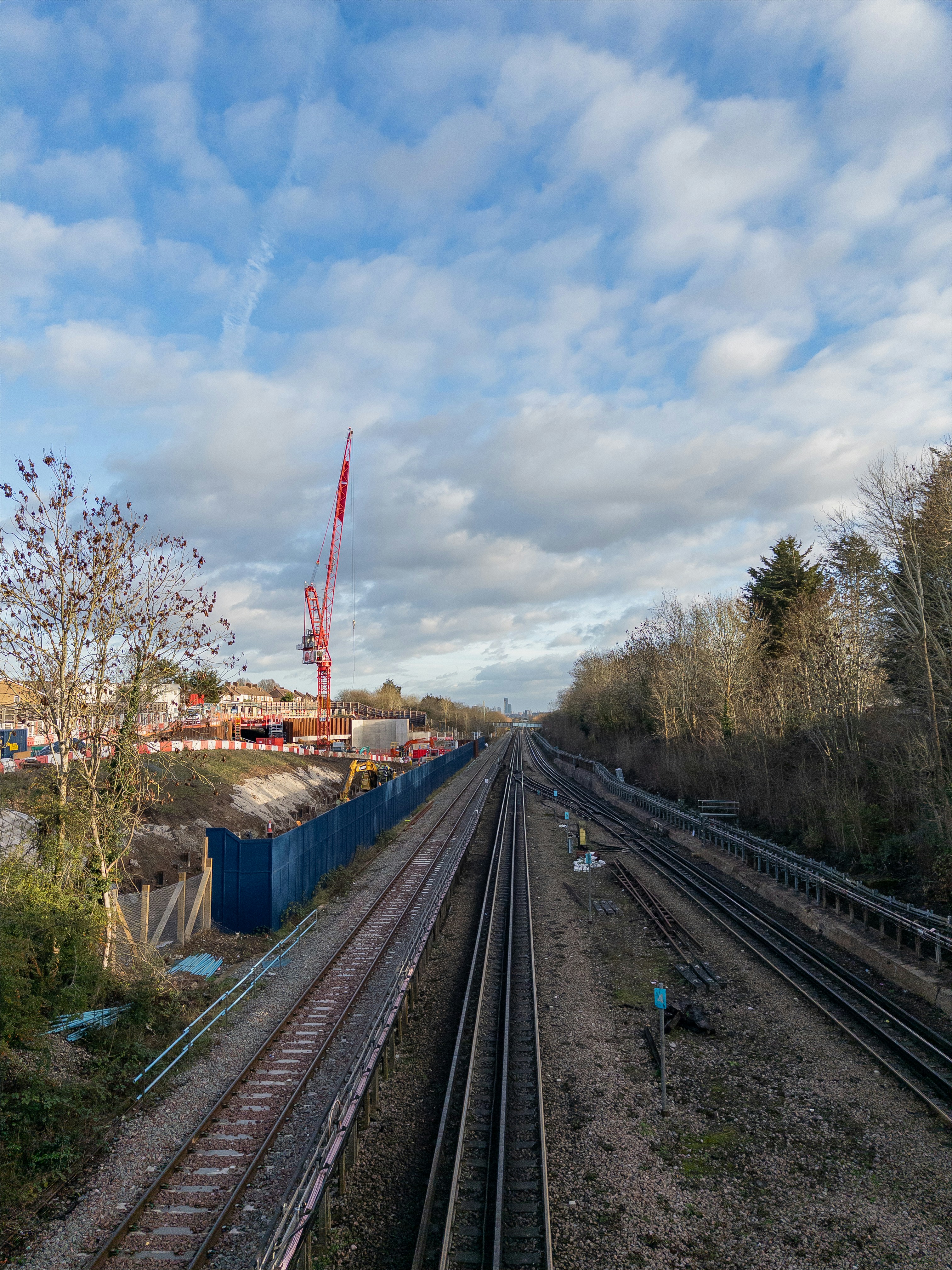 Rails to Horizon: Construction Meets Quiet Tracks