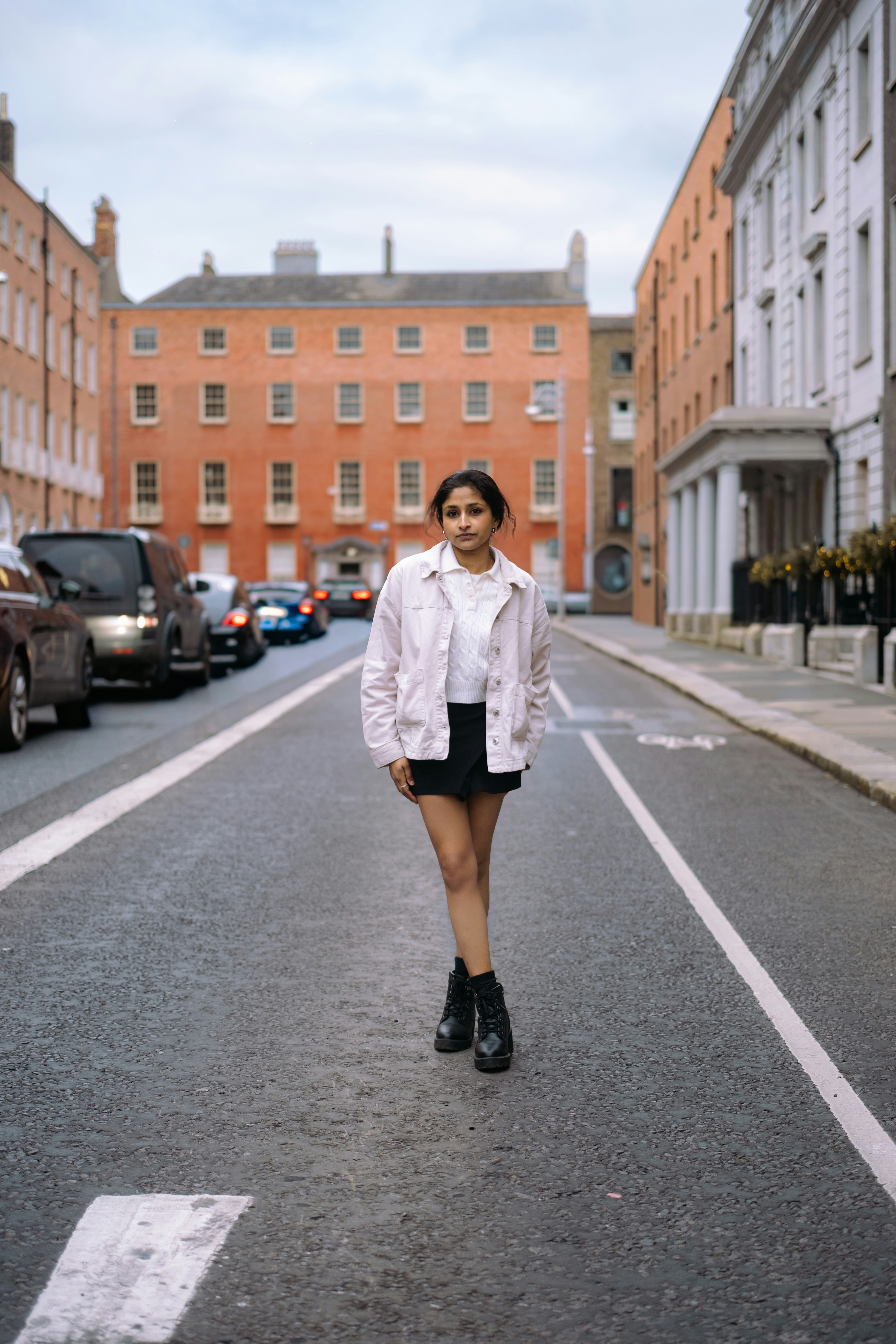 Street Portrait in Soft Urban Light