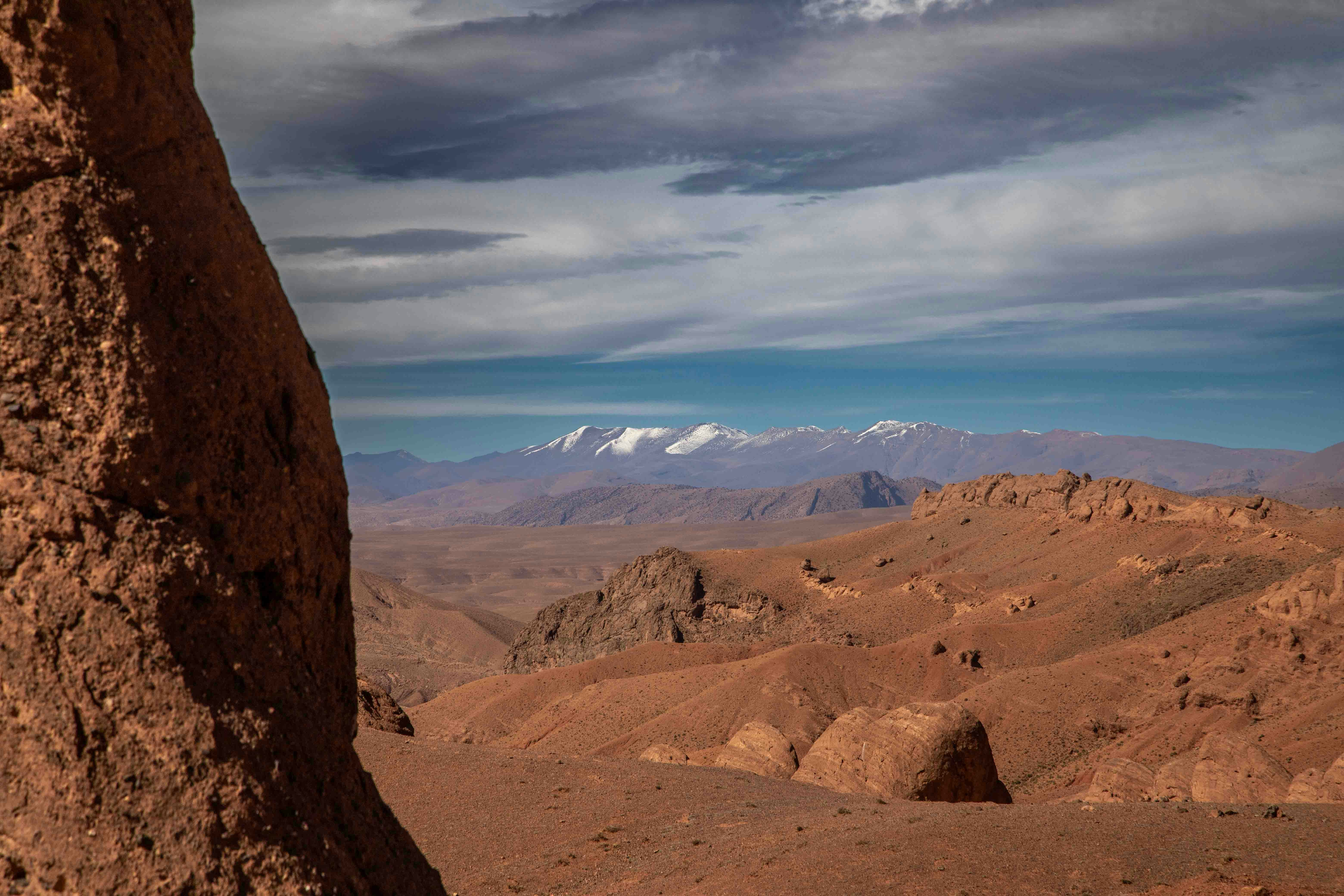 Desert Ridge under a Wide Sky