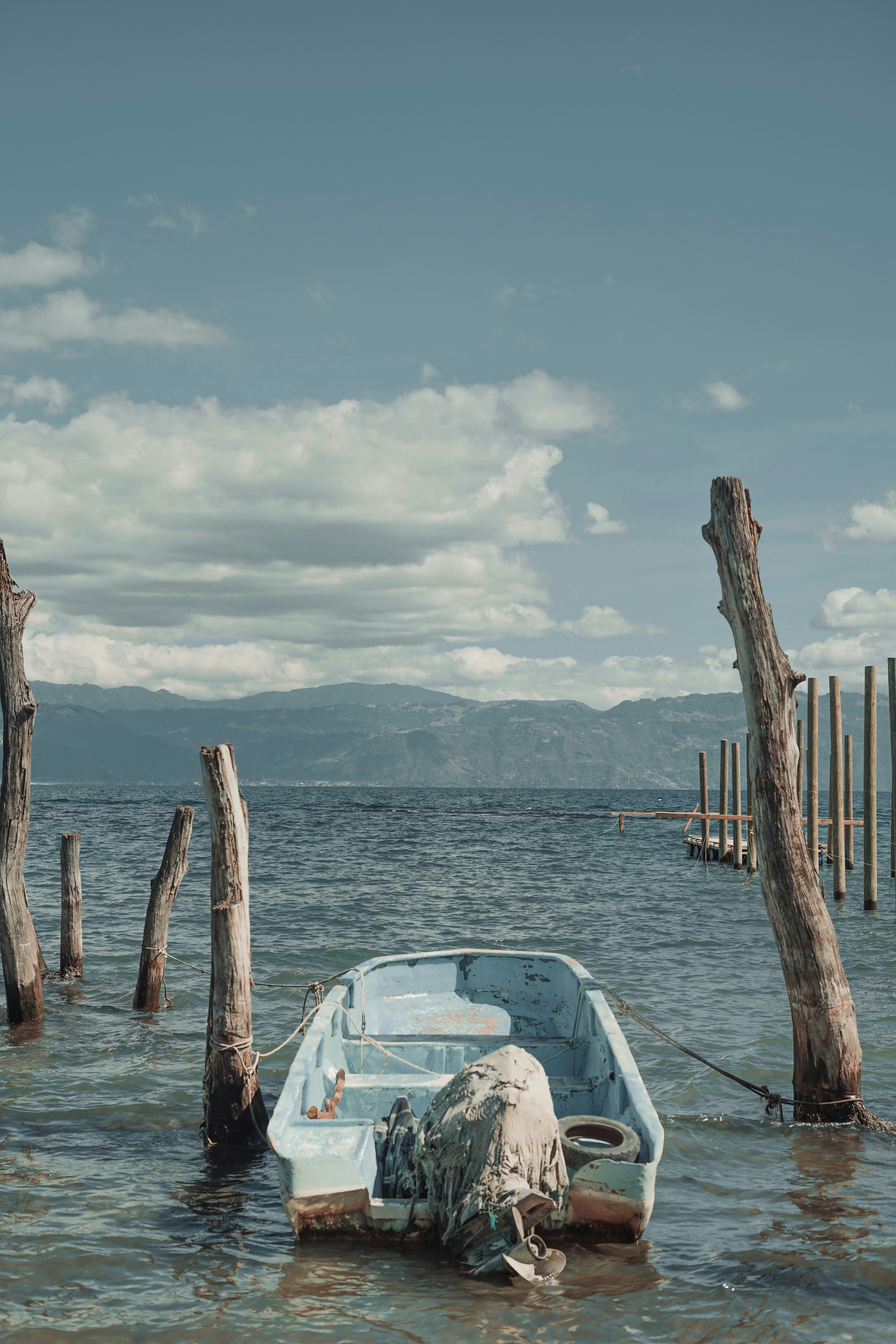 Orphaned Boat at the Waterline