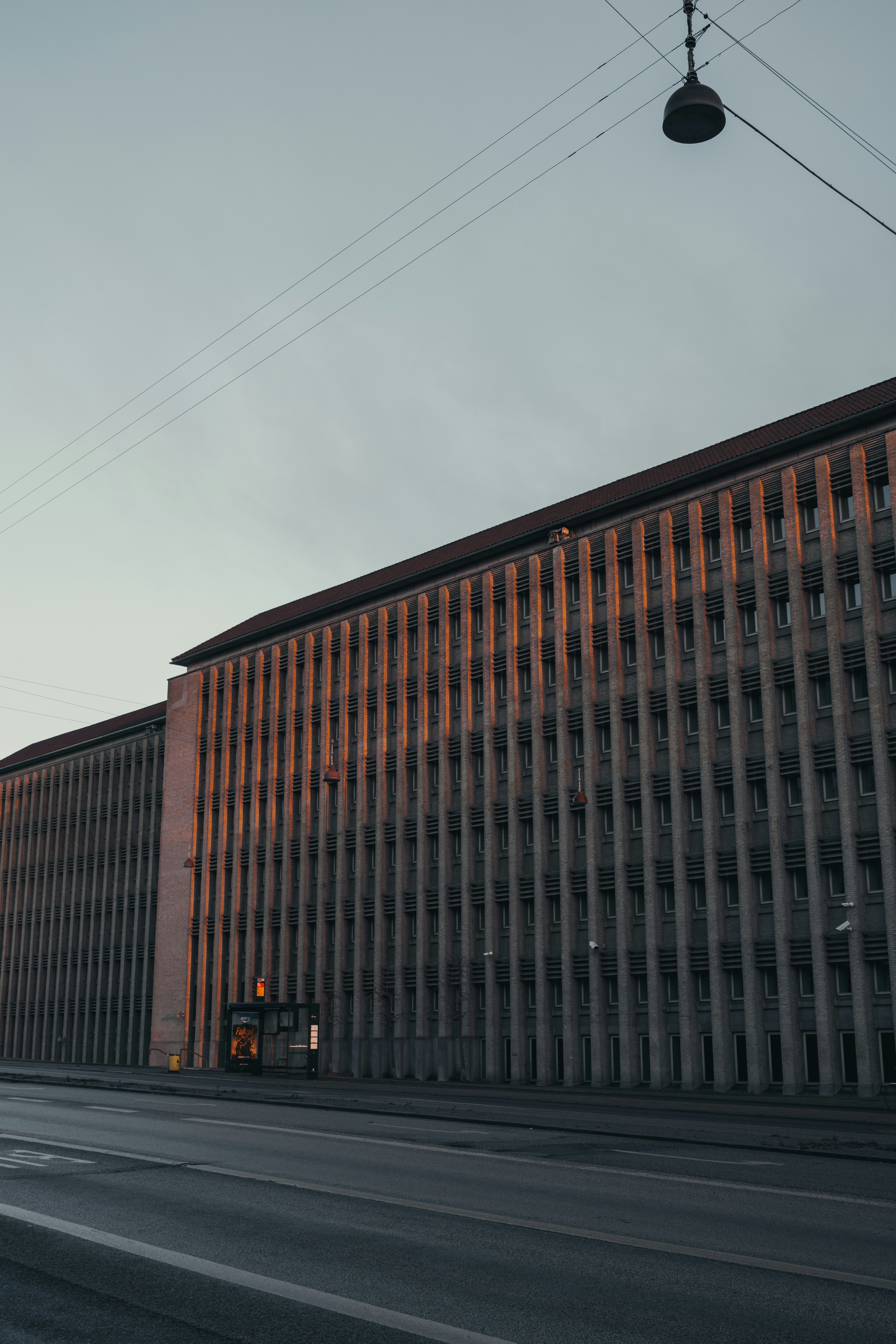 Urban Monolith: The Cold Facade of a Demure Street