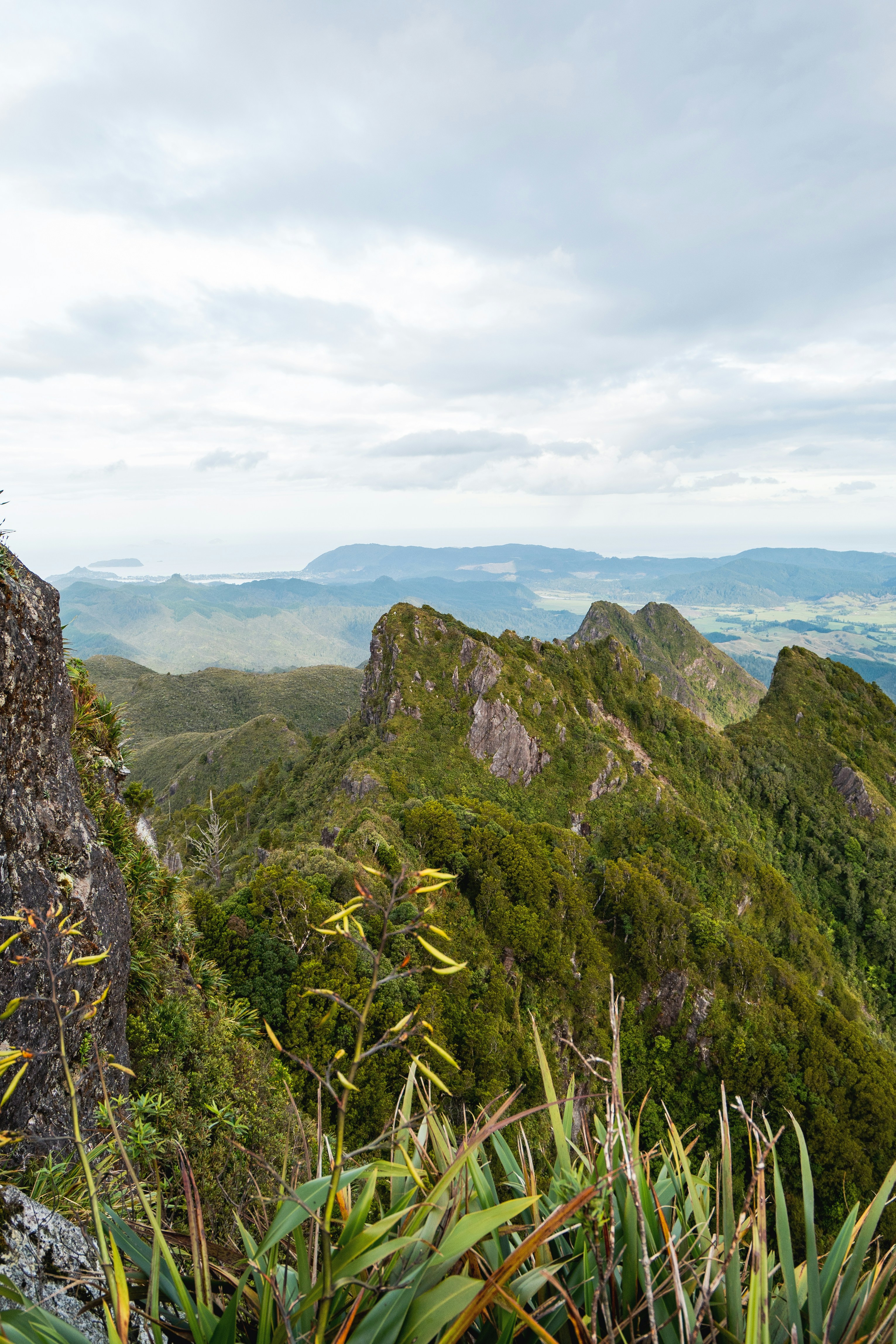 Edge of the Green Spine: tracing the jagged ridge toward distant blue horizons