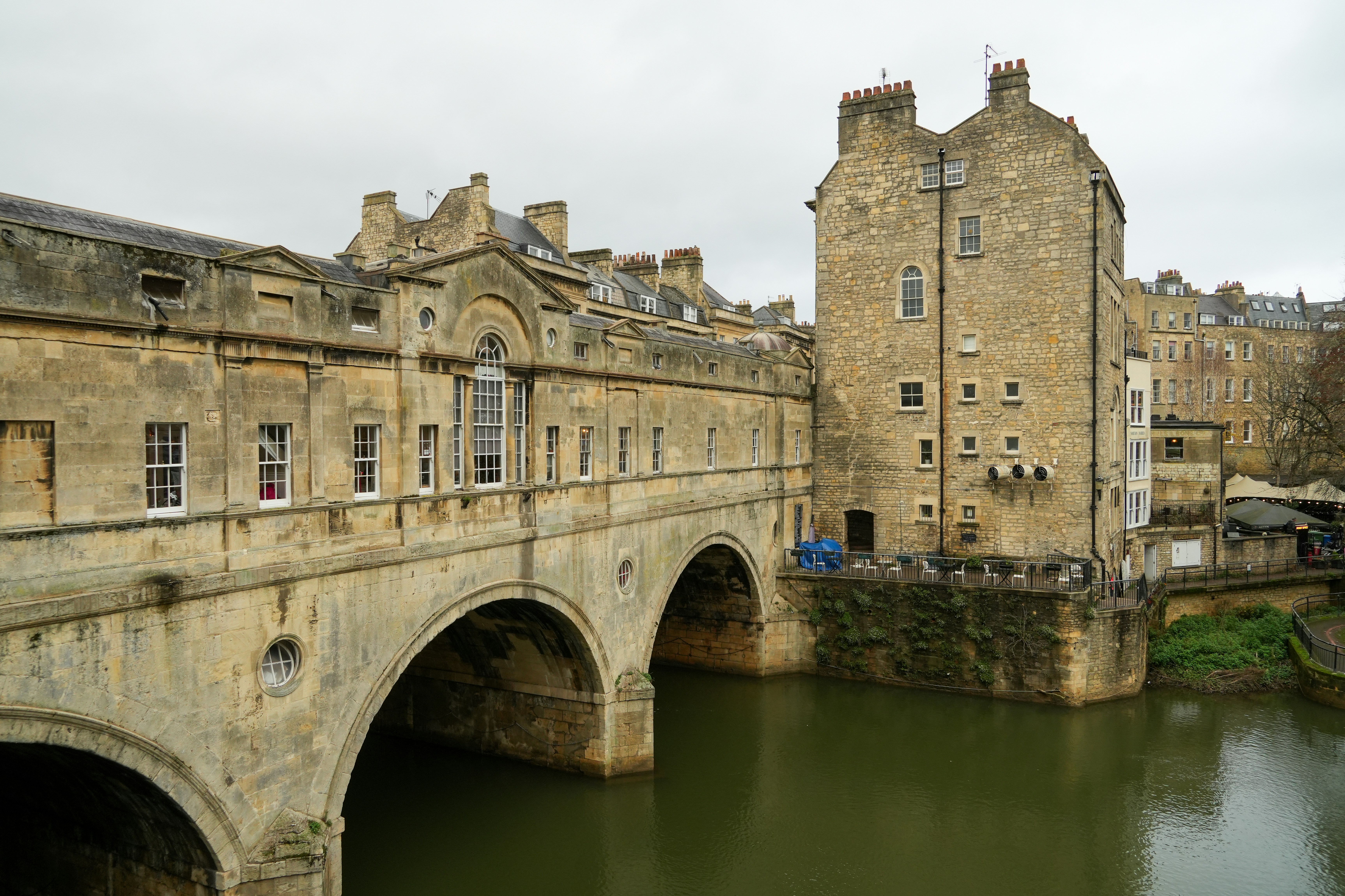 Stone Bridge to the Old Town: A Timeless River Crossing