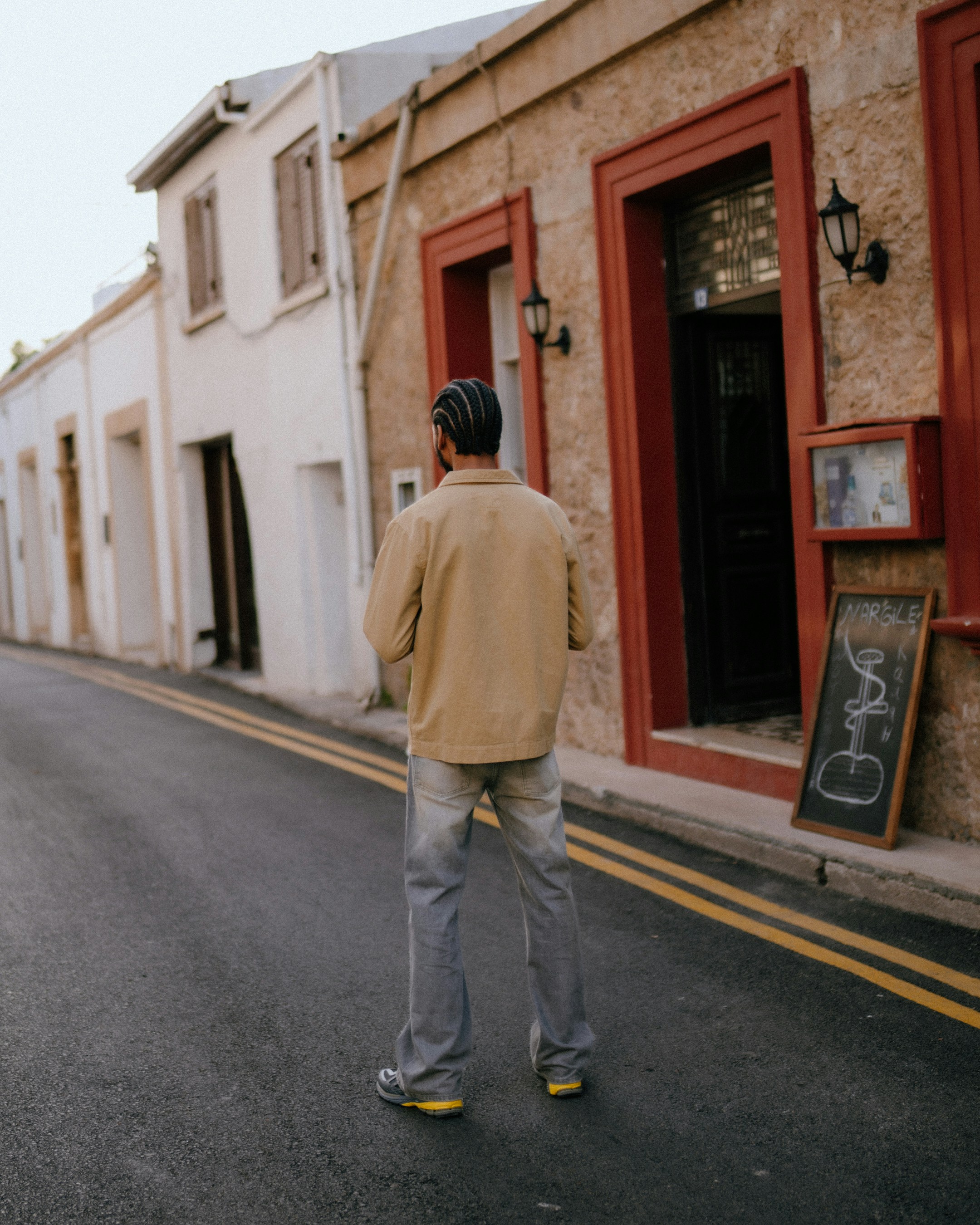 Street Portrait: Island of Beige and Brick