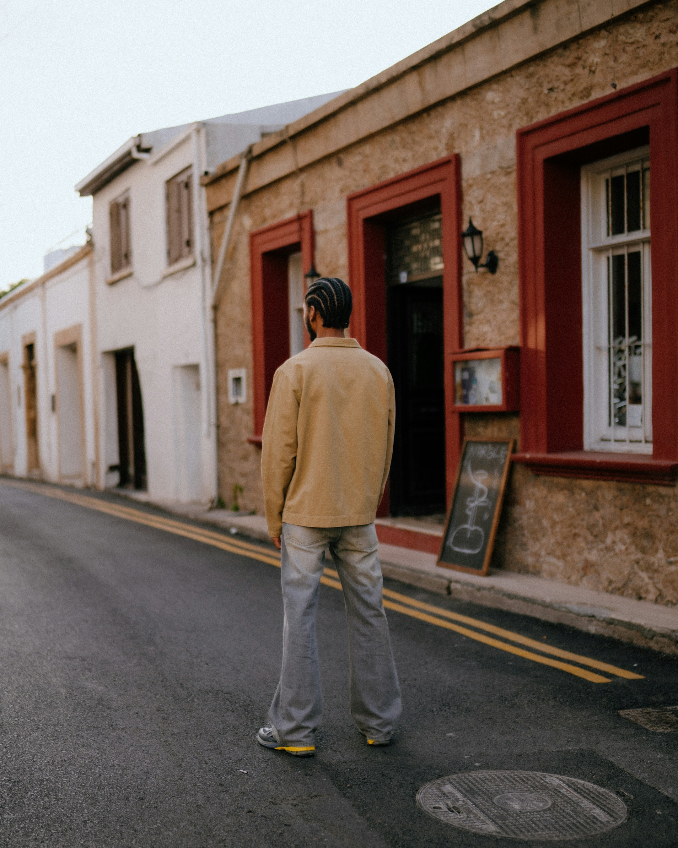 Street Portrait in Warm Urban Tones
