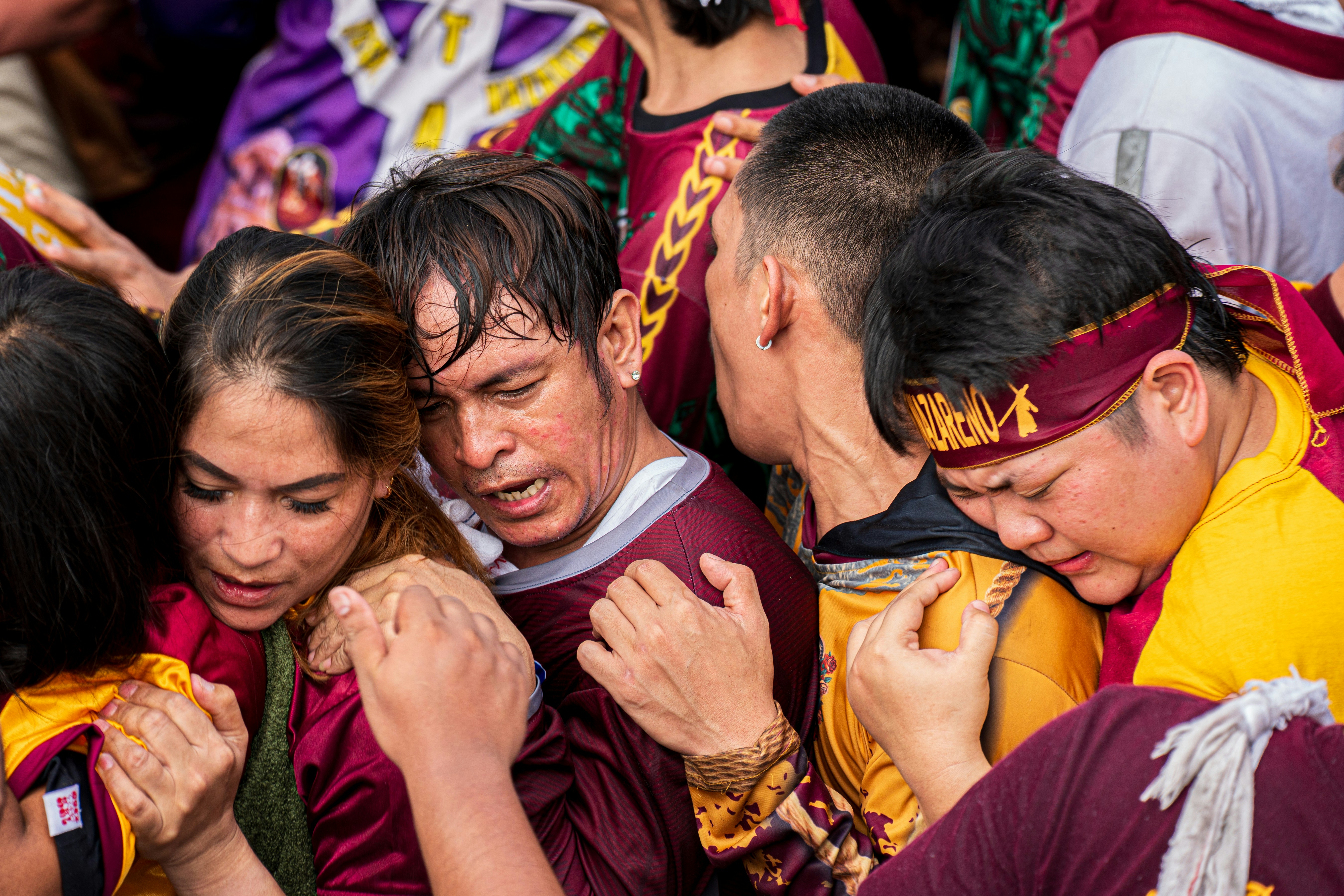 Close-Centered Courage: Faces in a Moment of Rallying Unity