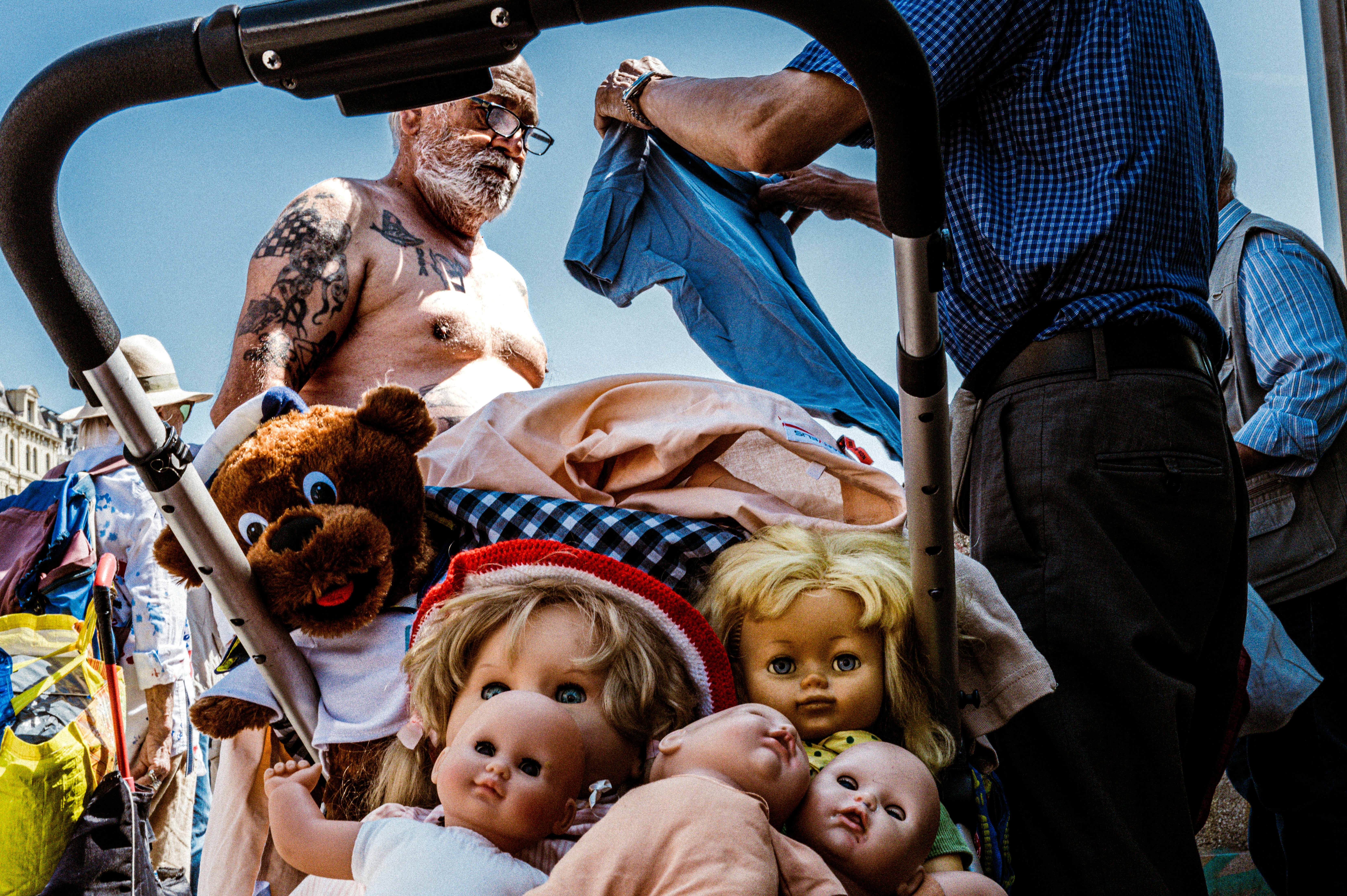 Puppet Parade in a Carriage of Toys and People
