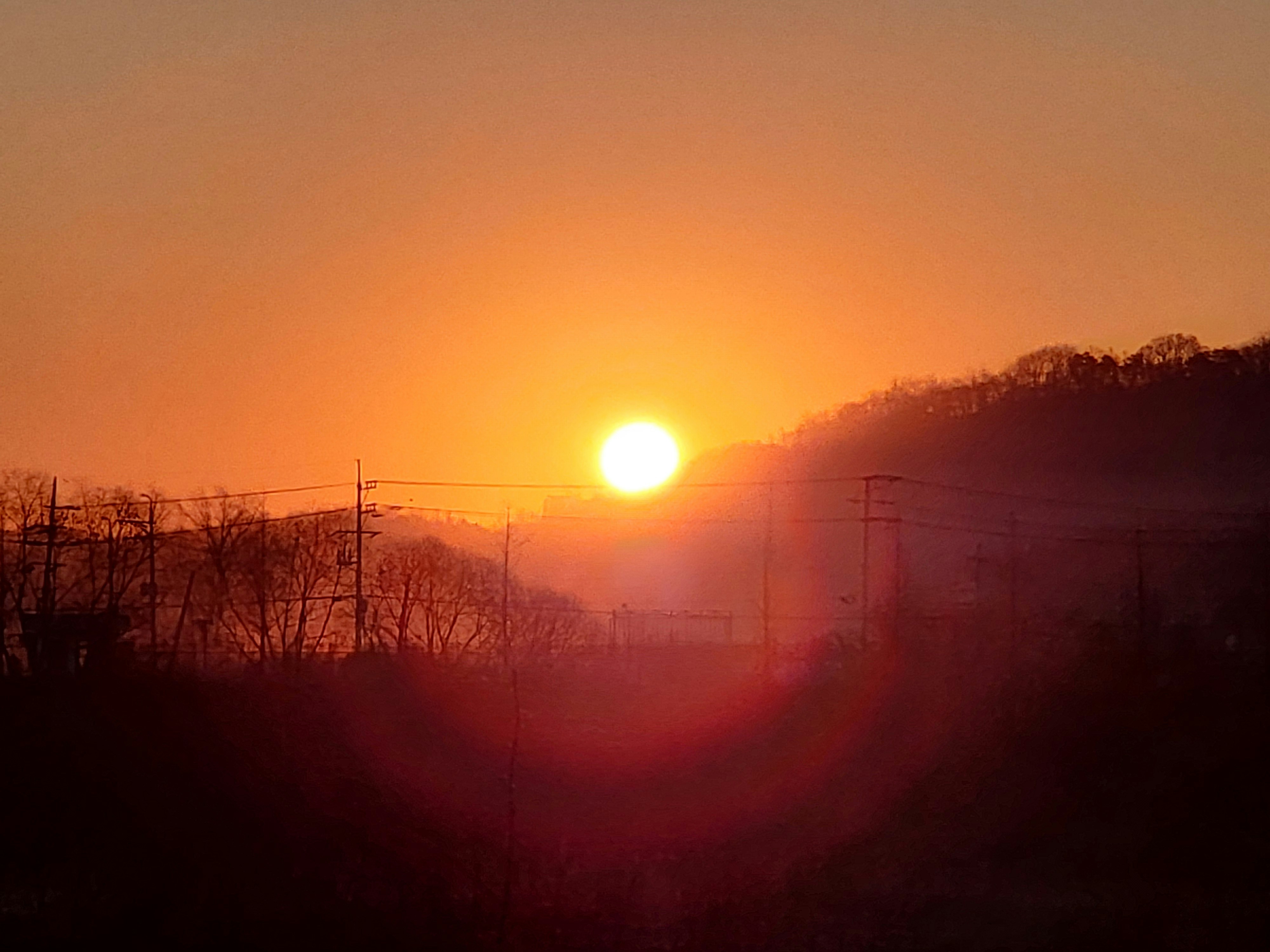 고양 강매동 일터에서 본 2026년 병오년 새해 일출