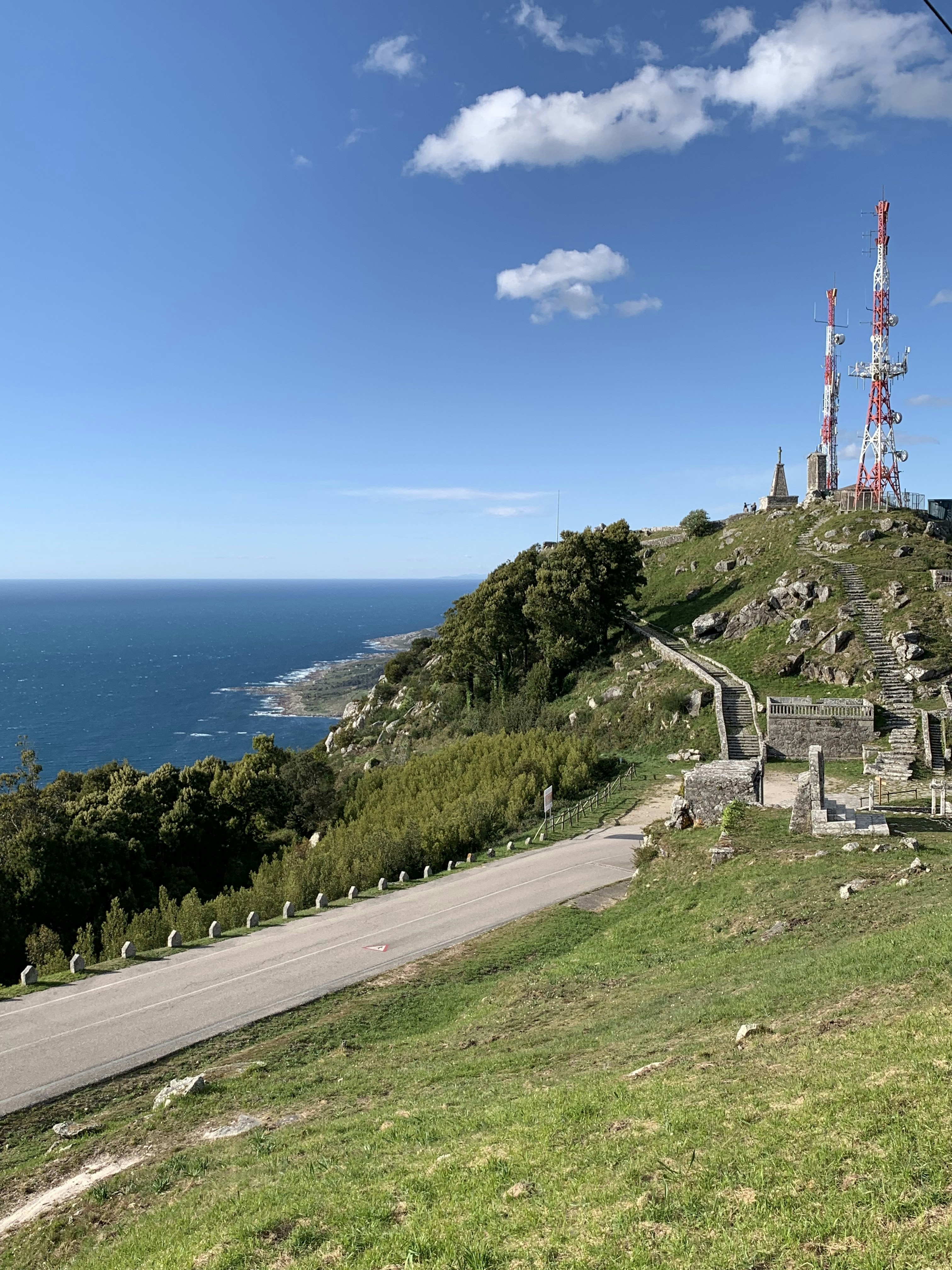 Clifftop Antenna Ridge Overlooking the Sea