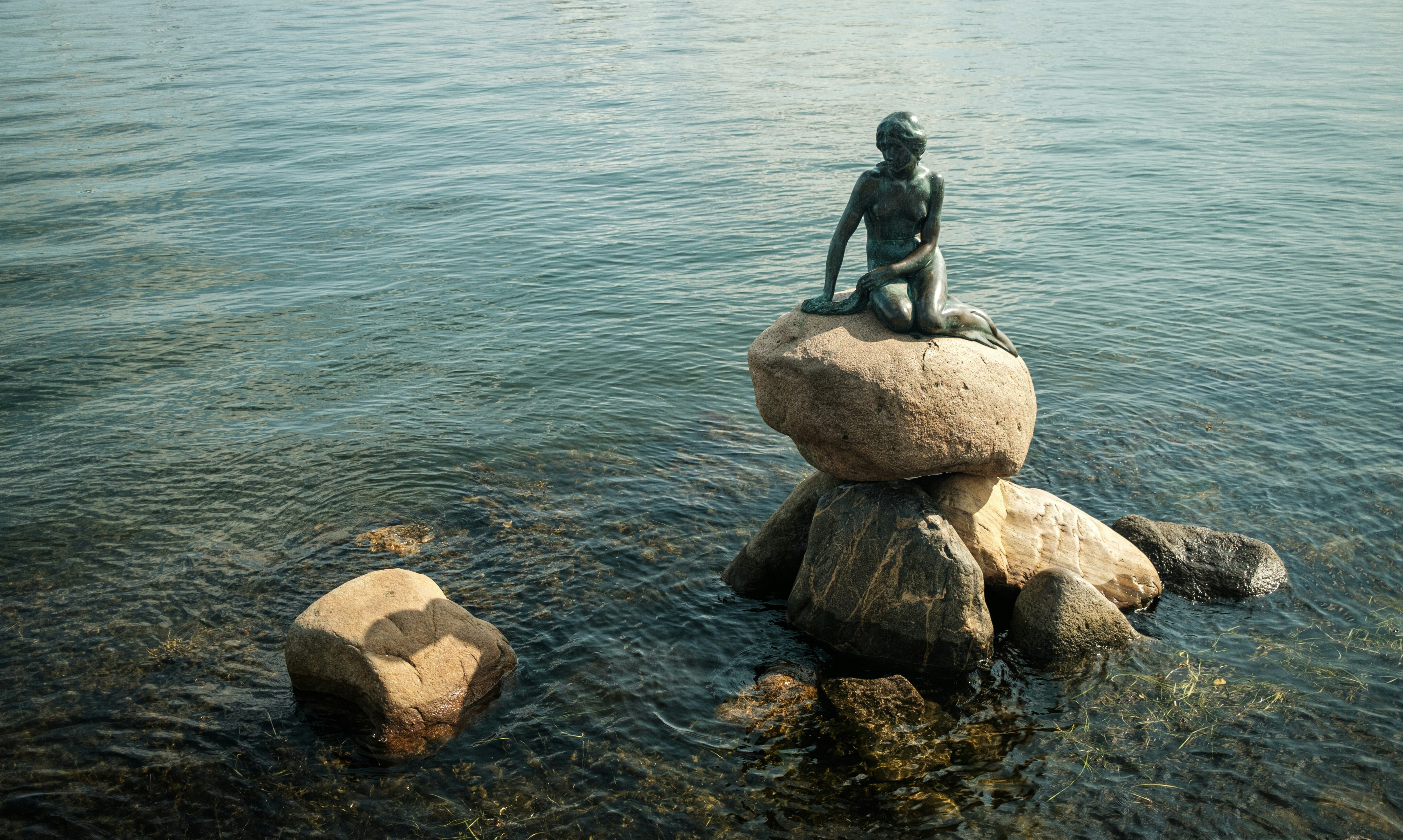 Seated Mermaid on a Tidal Throne
