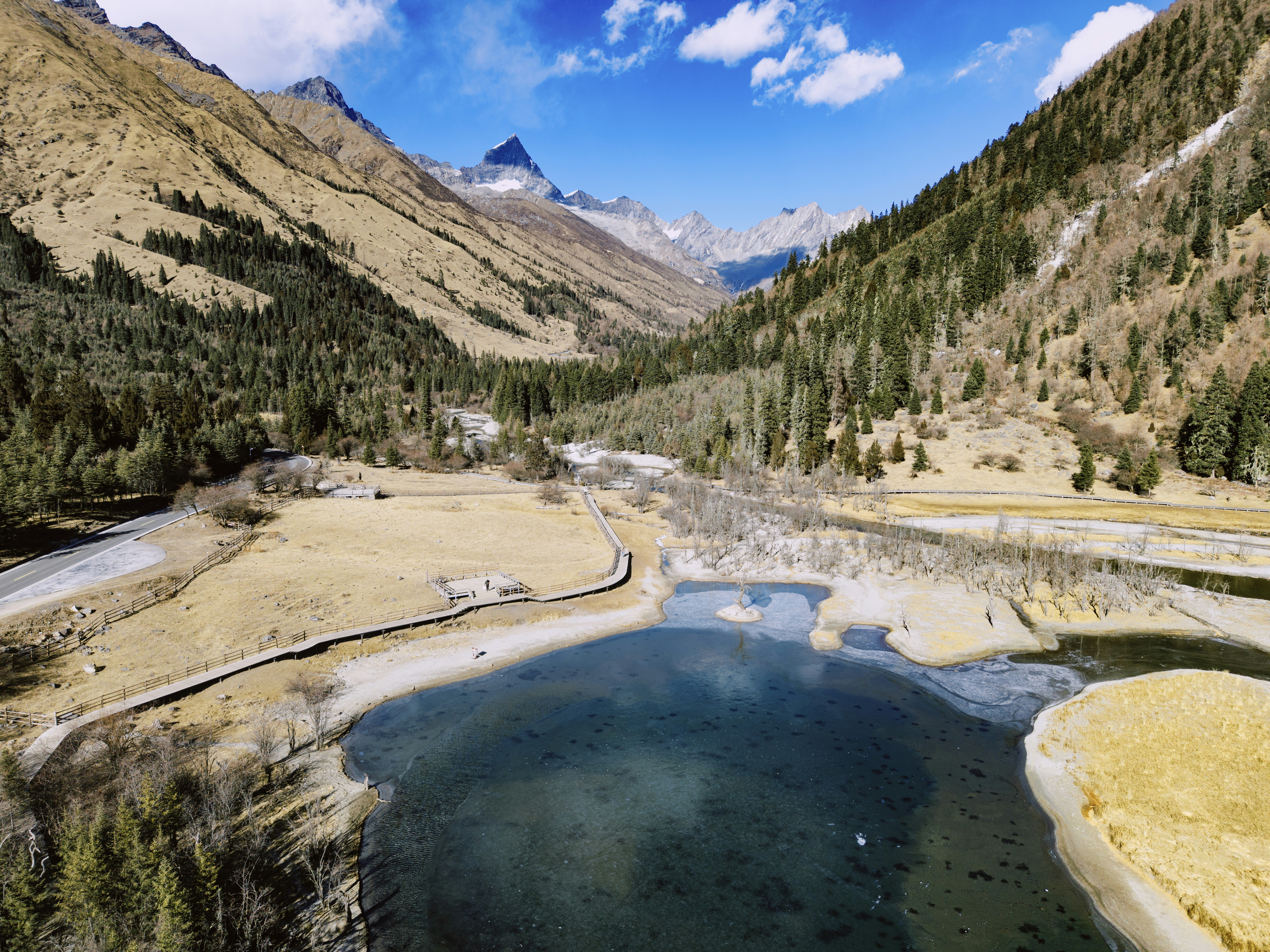 Emerald Basin: A Seed of Snowfelt Beneath Alpine Peaks