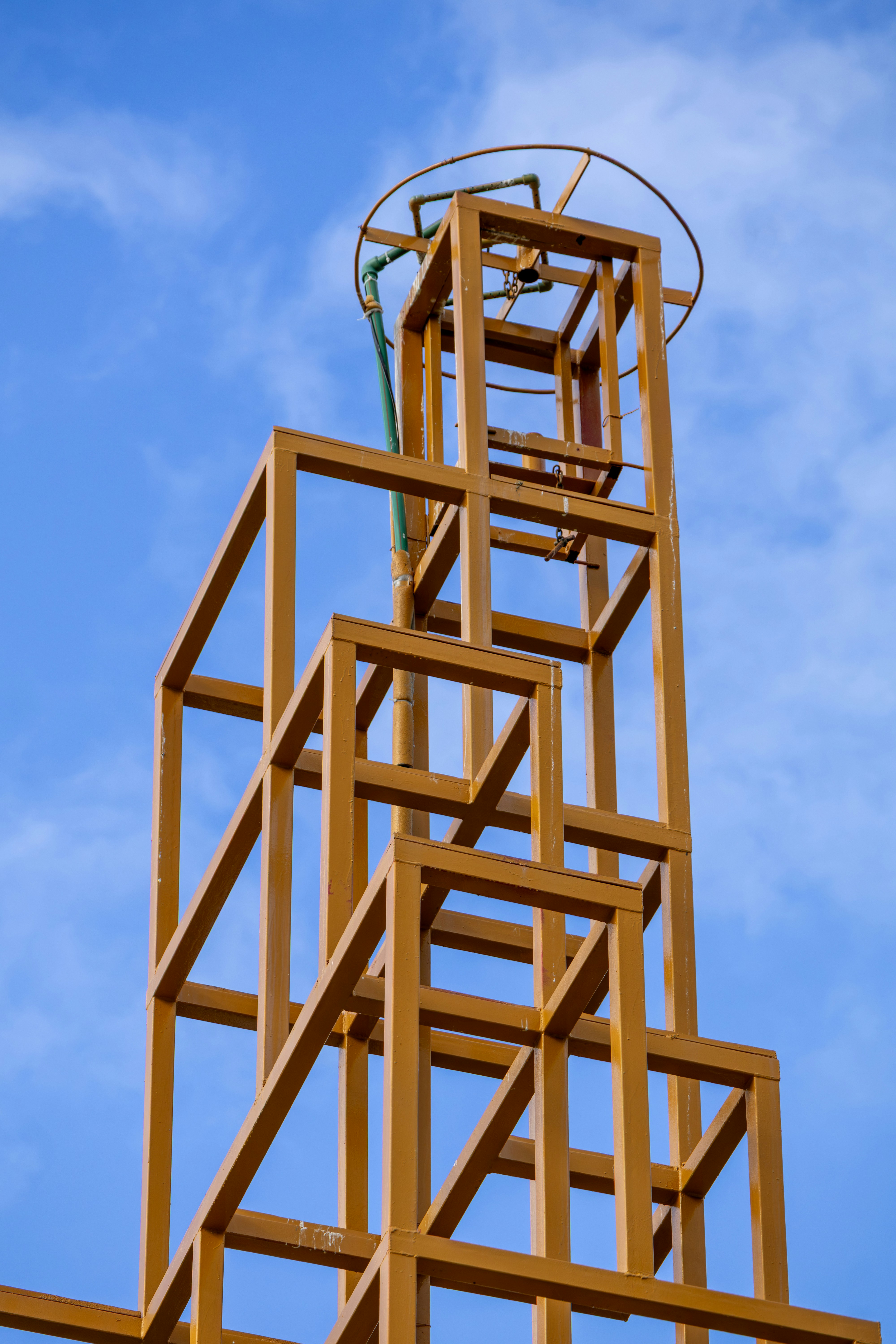 Structural Clockwork: A Copper Framework Reaches for the Sky