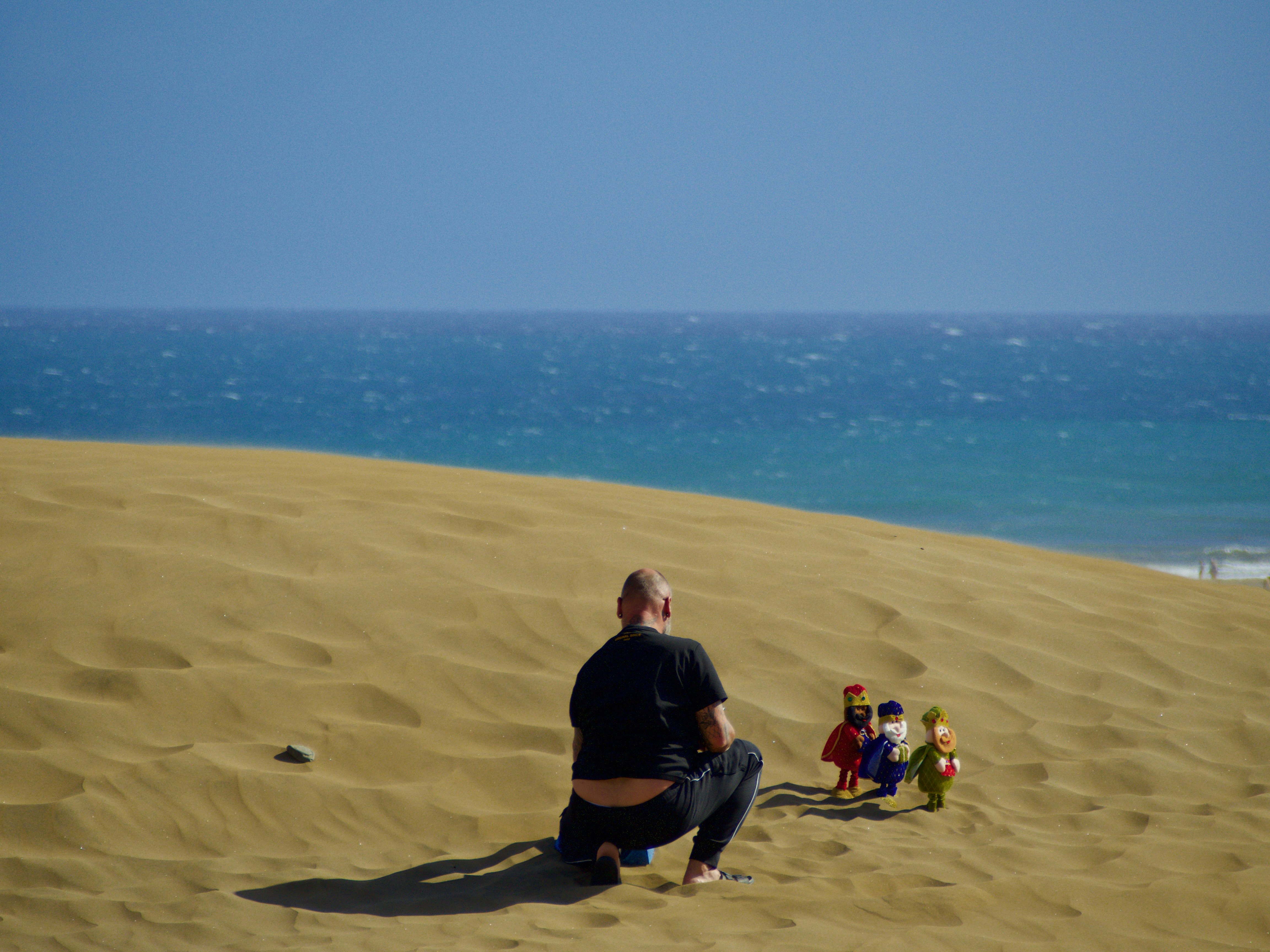 Kite of Shadows: A Father and Toys Trek on Dune