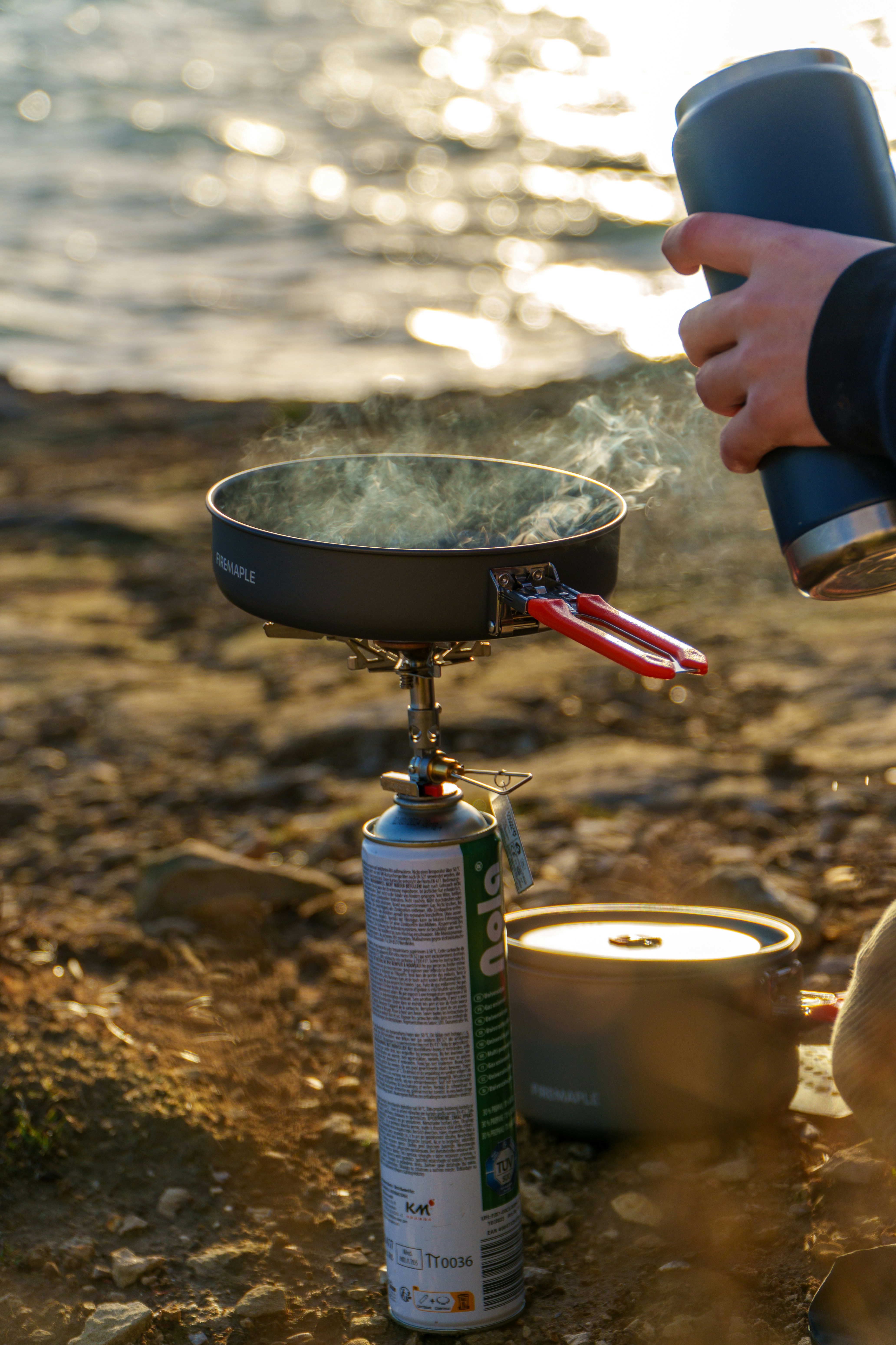 Flame and Focus: A Portable Camp Kitchen in Action