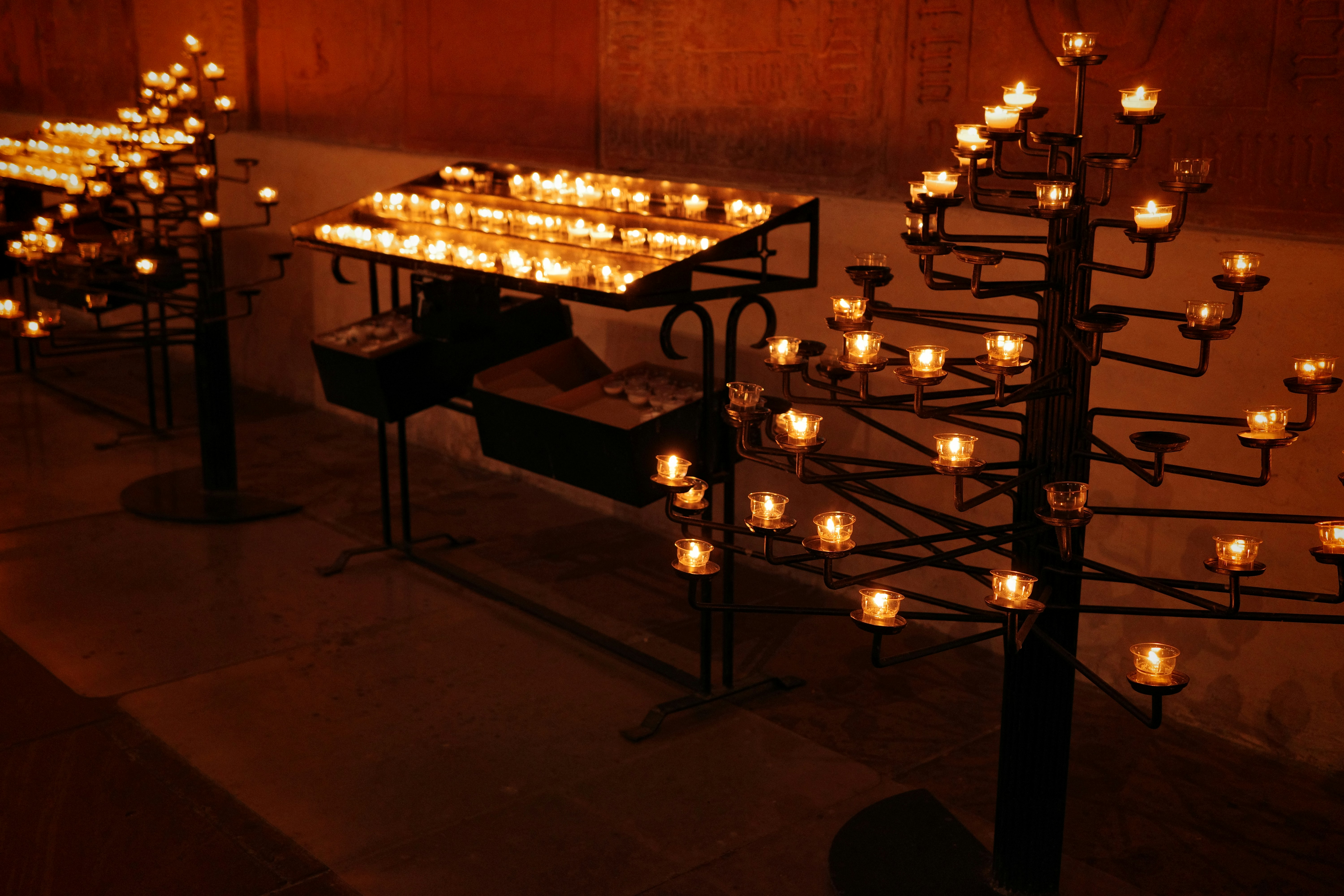Candlelit Altar of Quiet Reverence