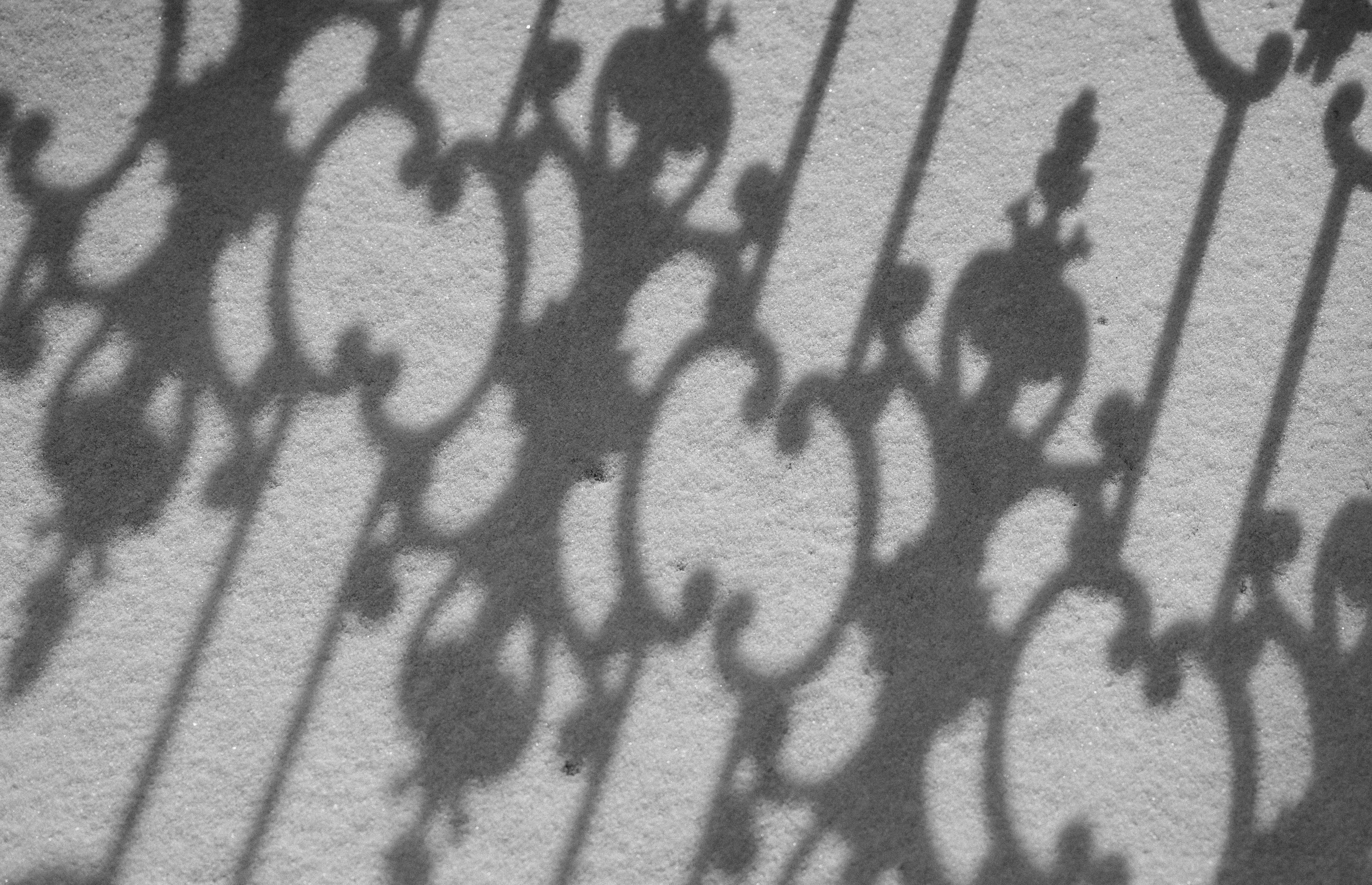 Shadowed Lace: Delicate Cast Patterns on a Textured Wall