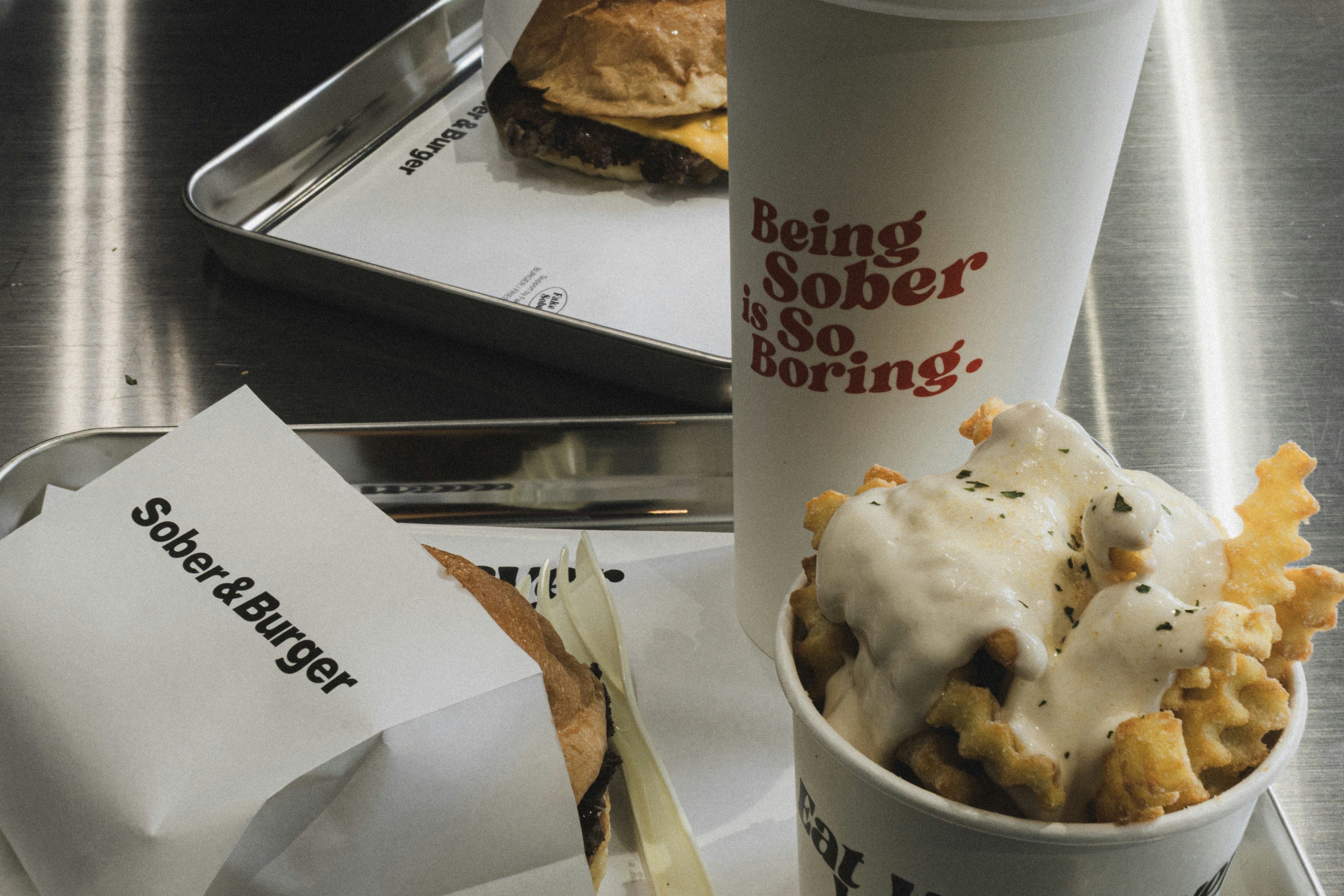 Soda Cup and Crispy Toppings: A Quick-Service Meal Moment