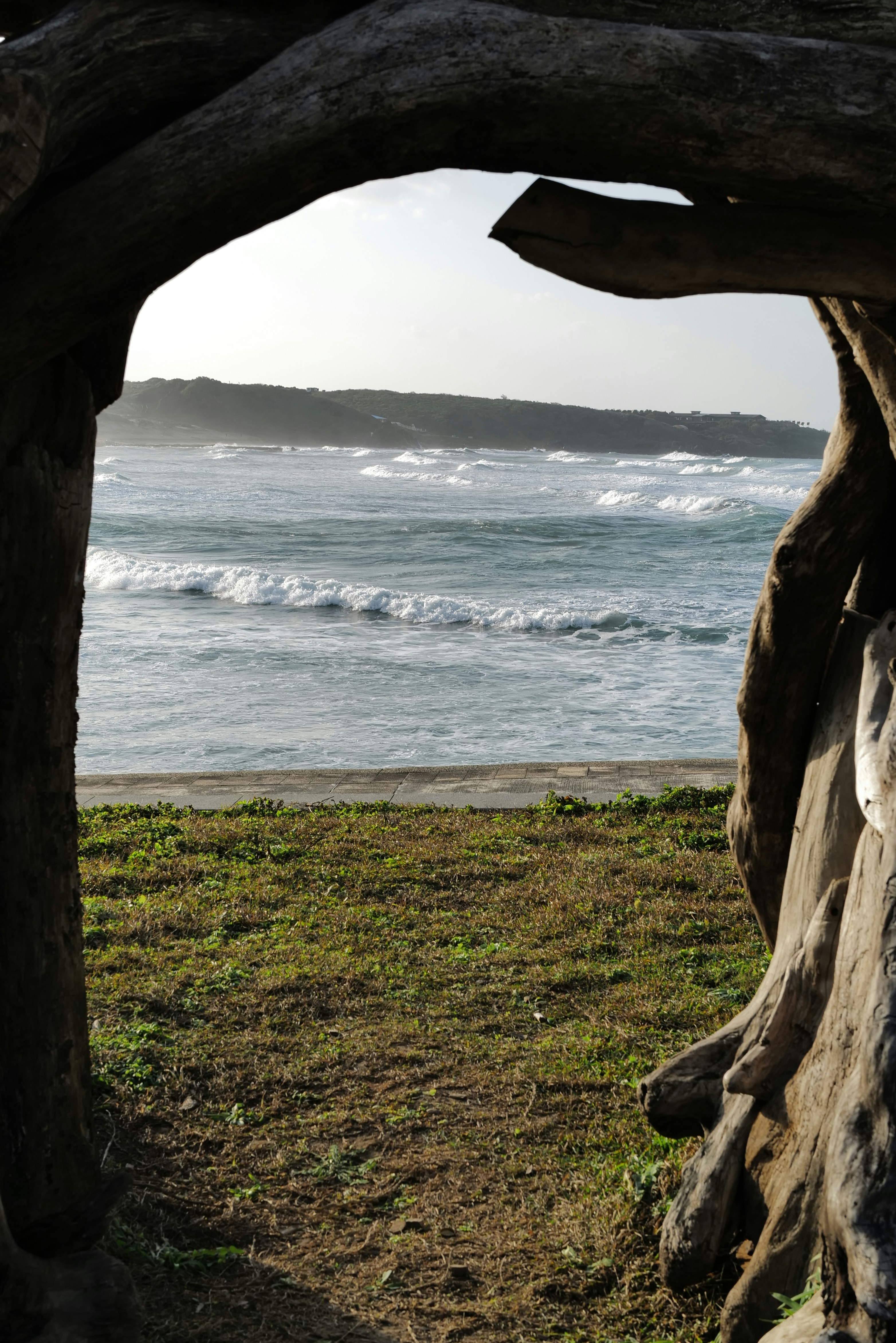 Sea View Through a Natural Arch