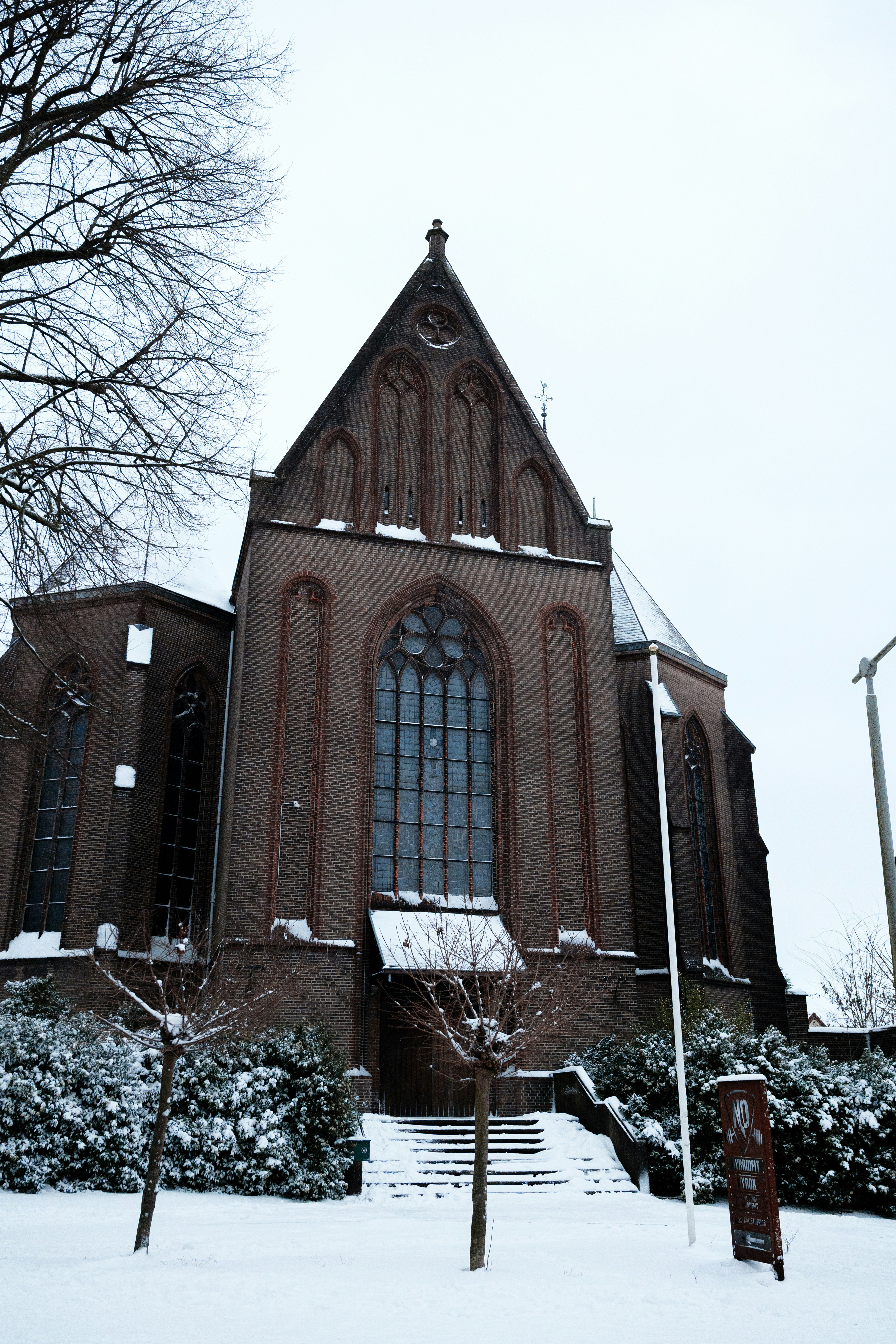Snowbound Gothic: A Winter View of the Brick Chapel