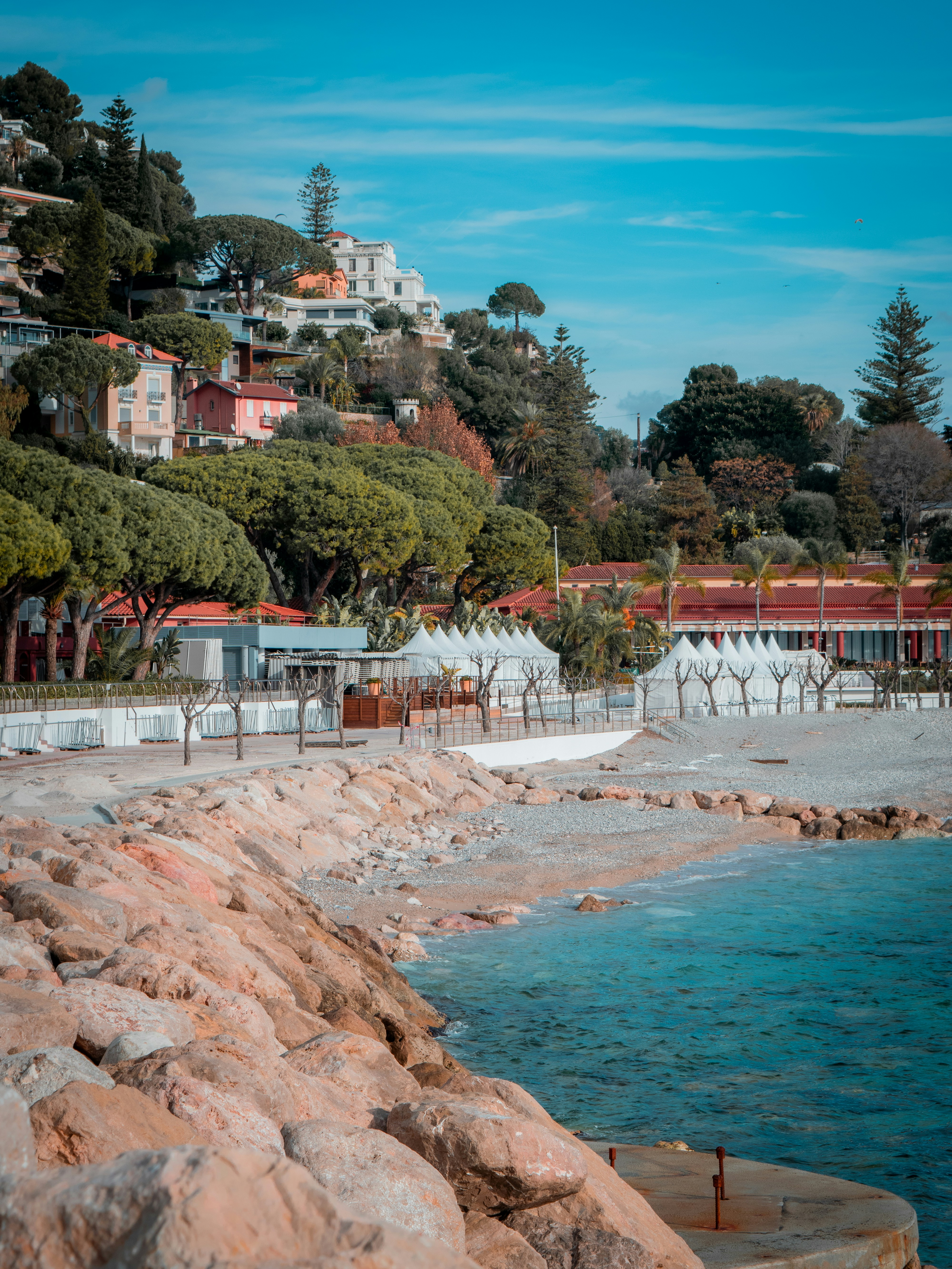 Coastal Terrace: A Mediterranean Seafront Awakens