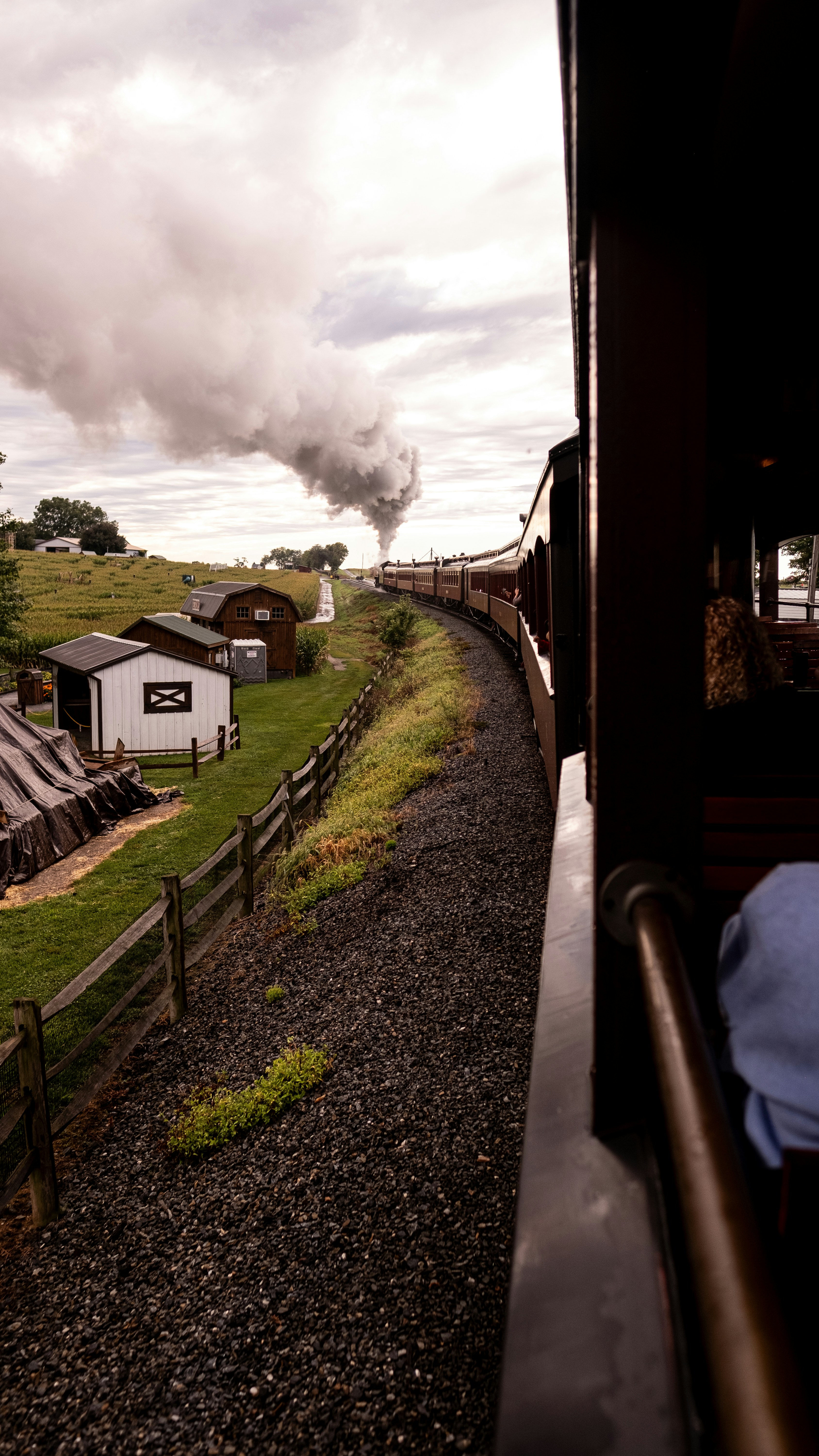 Steam Trail Beyond the Carriage: A Rural Train Ride