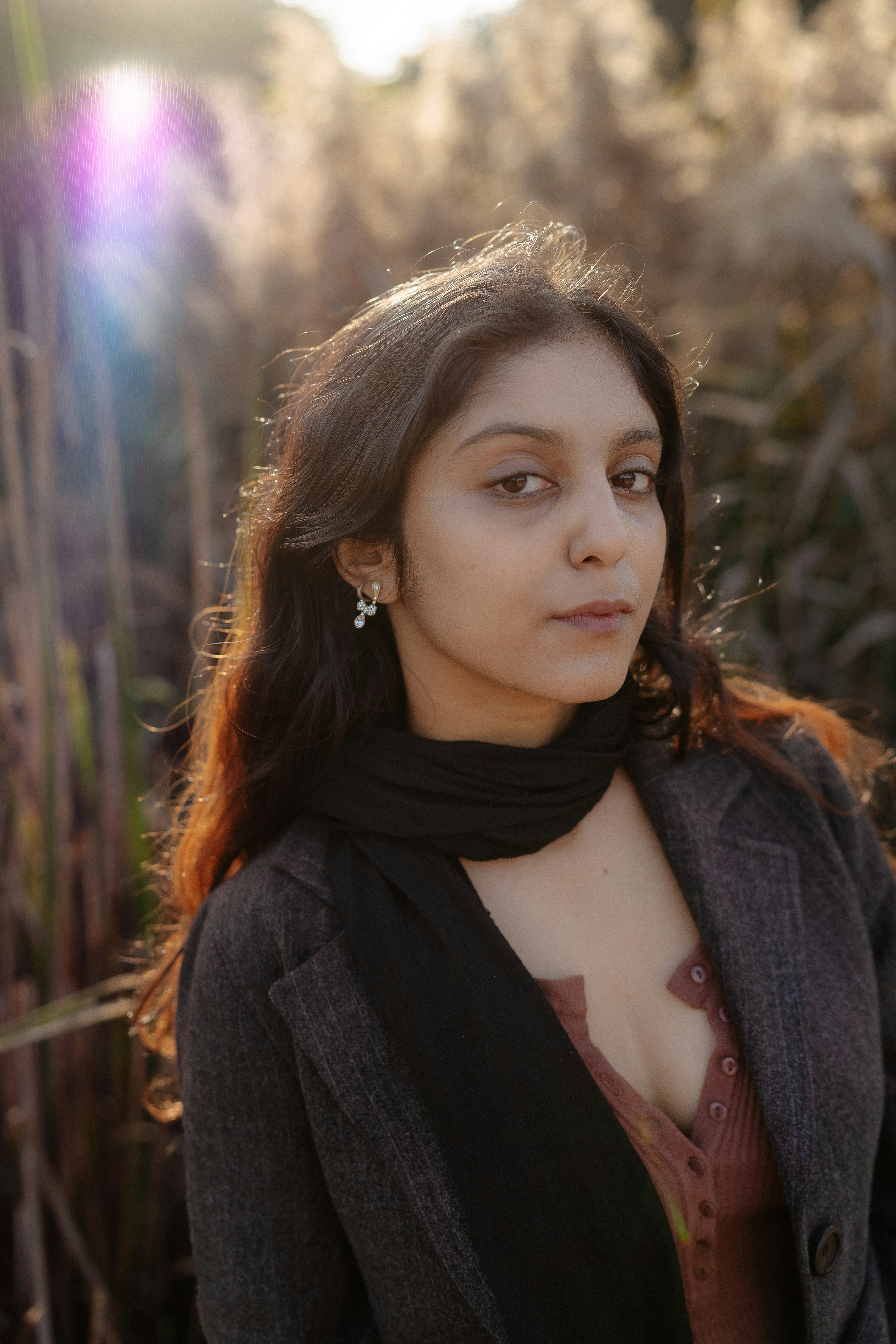Backlit Portrait: Quiet Confidence in Evening Light
