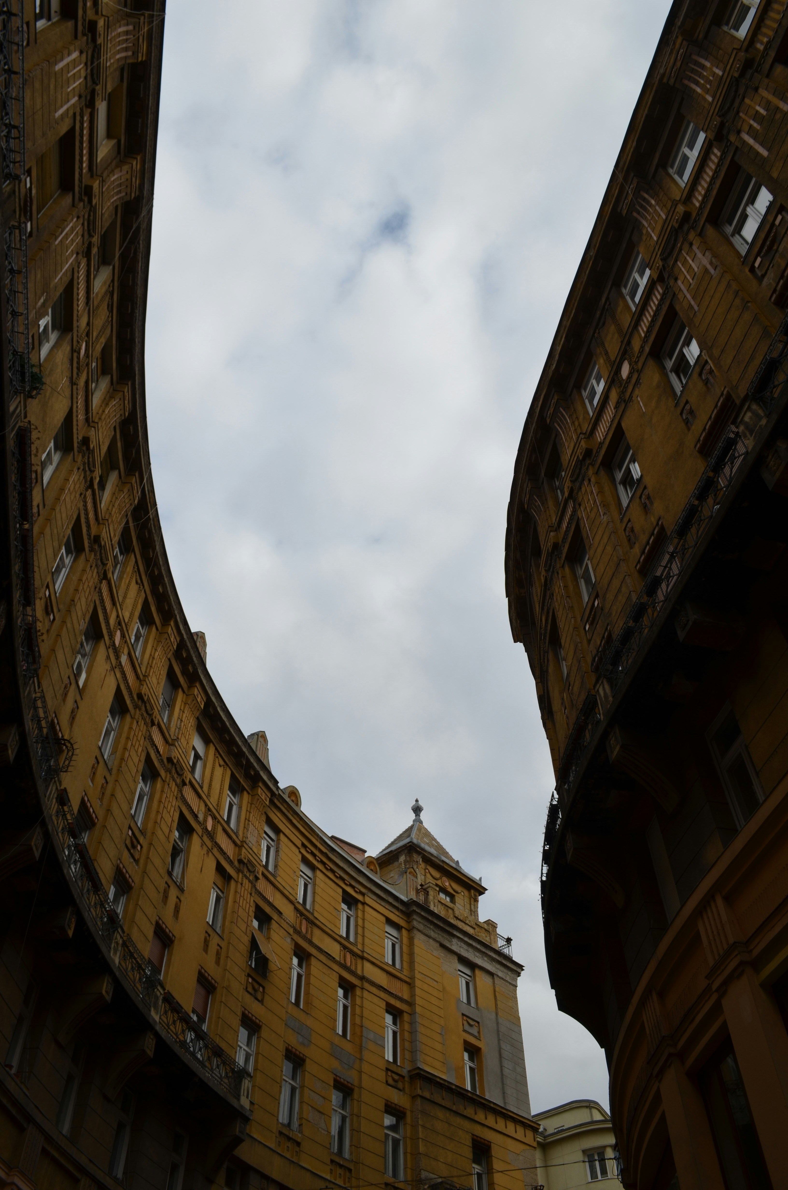 Curved Architecture Reaching for Sky