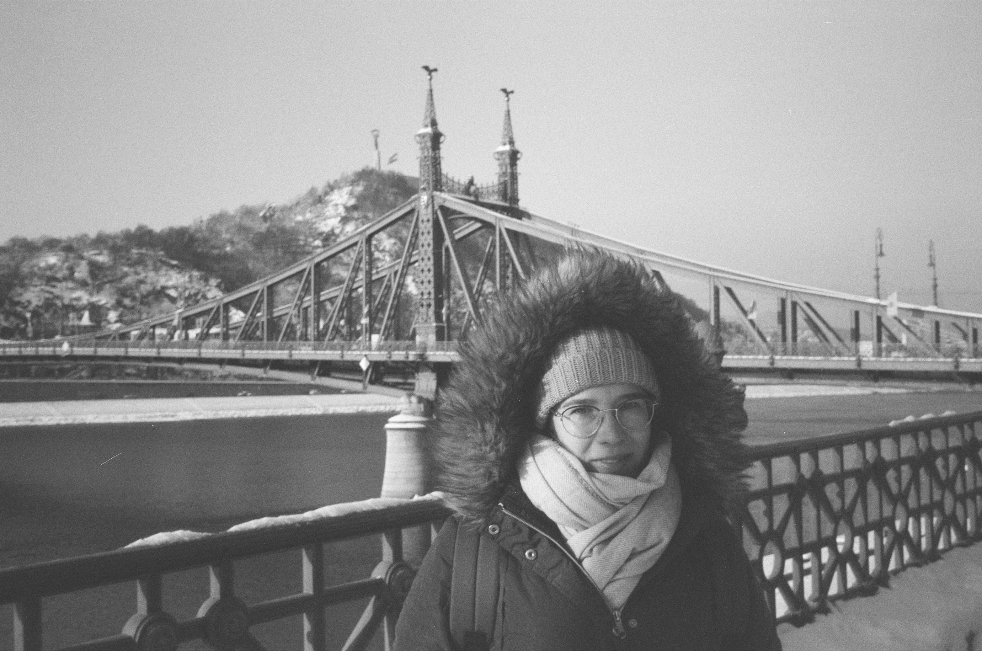 Wintertime in Budapest shot on FOMAPAN 100