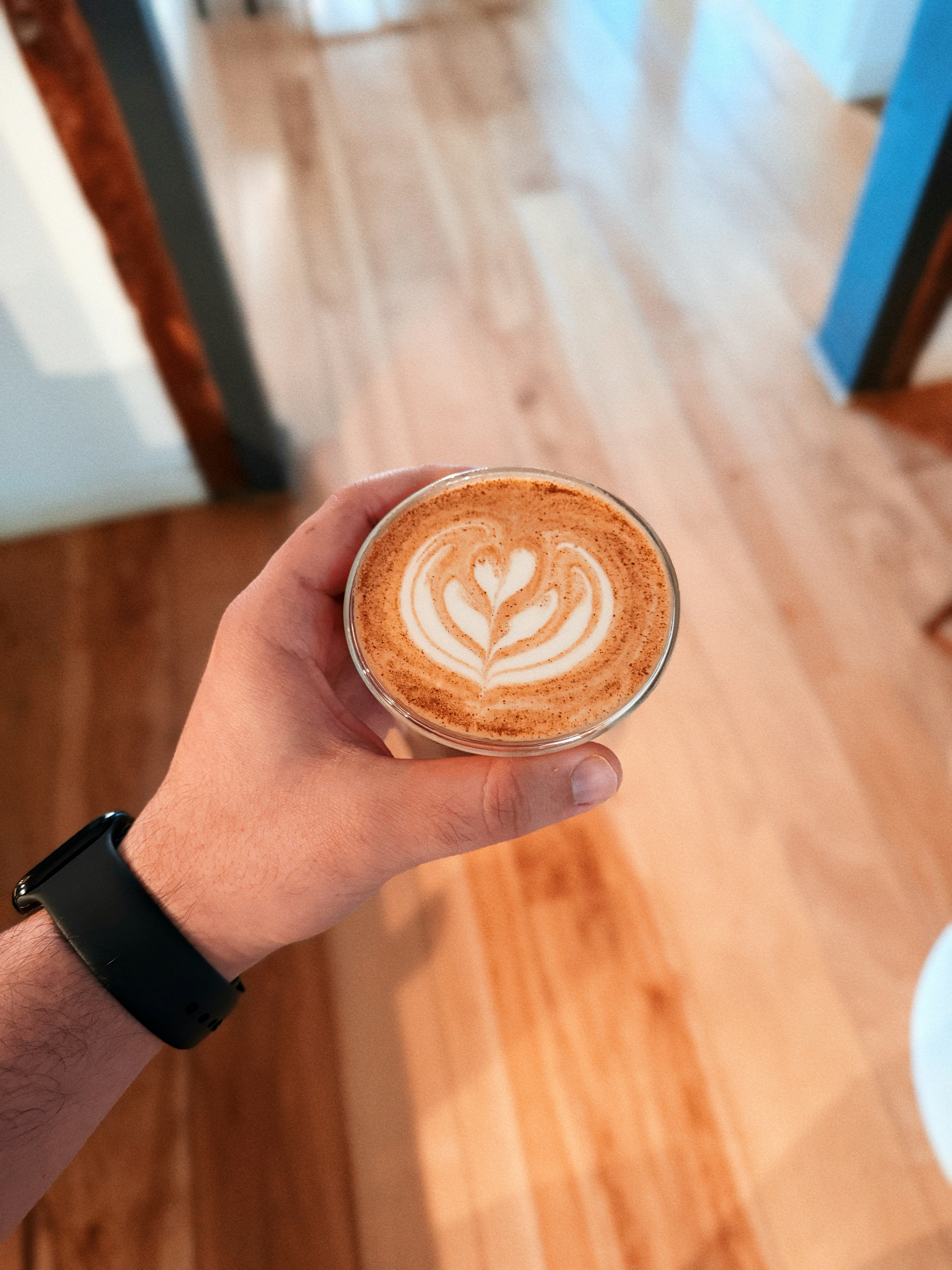 Latte Heart: Handcrafted Foam Portrait