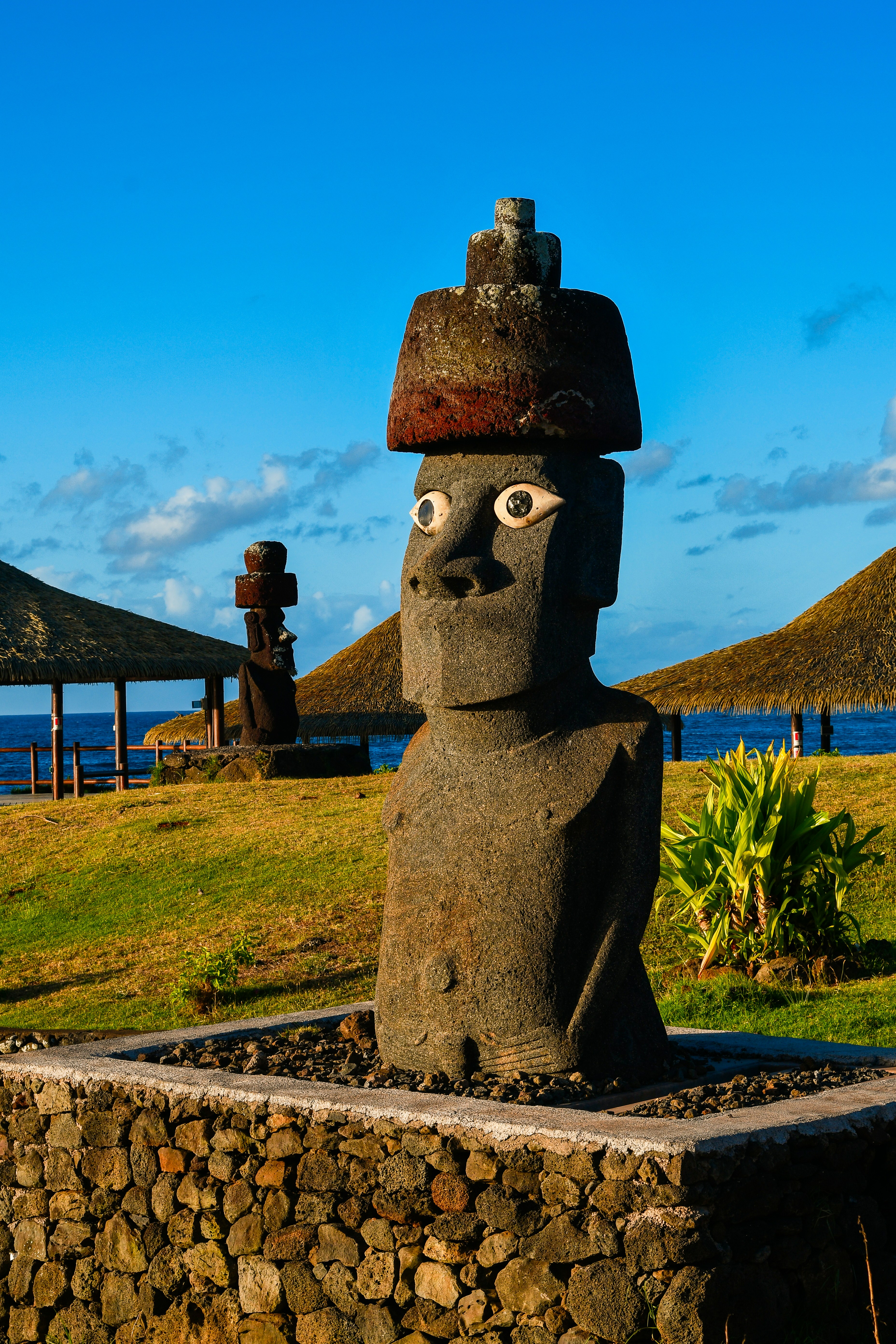 Stone Moai by the Sea: Sunny Costa Rica Sculpture Park