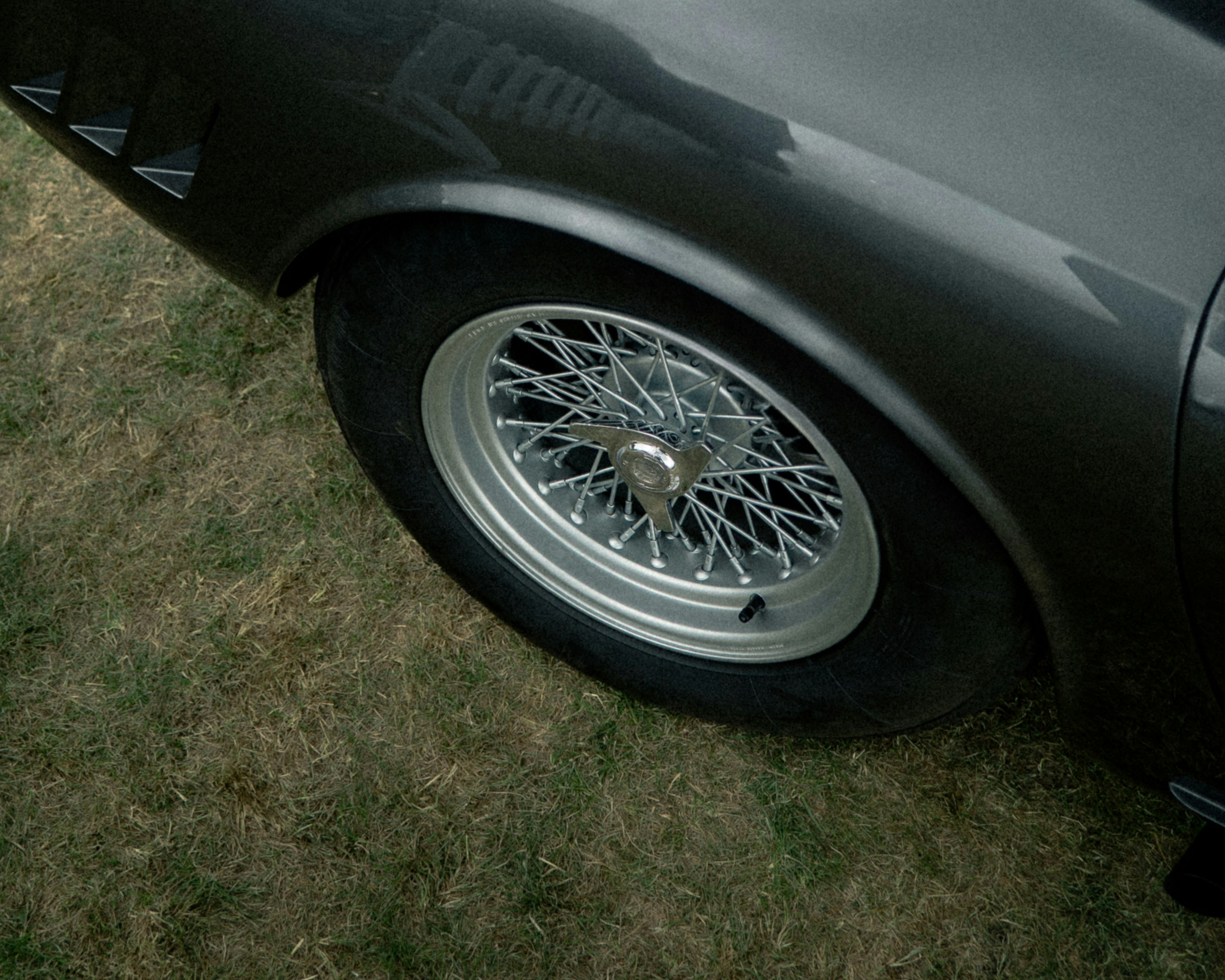 Classic Ferrari Vintage Sports Car at Outdoor Car Show