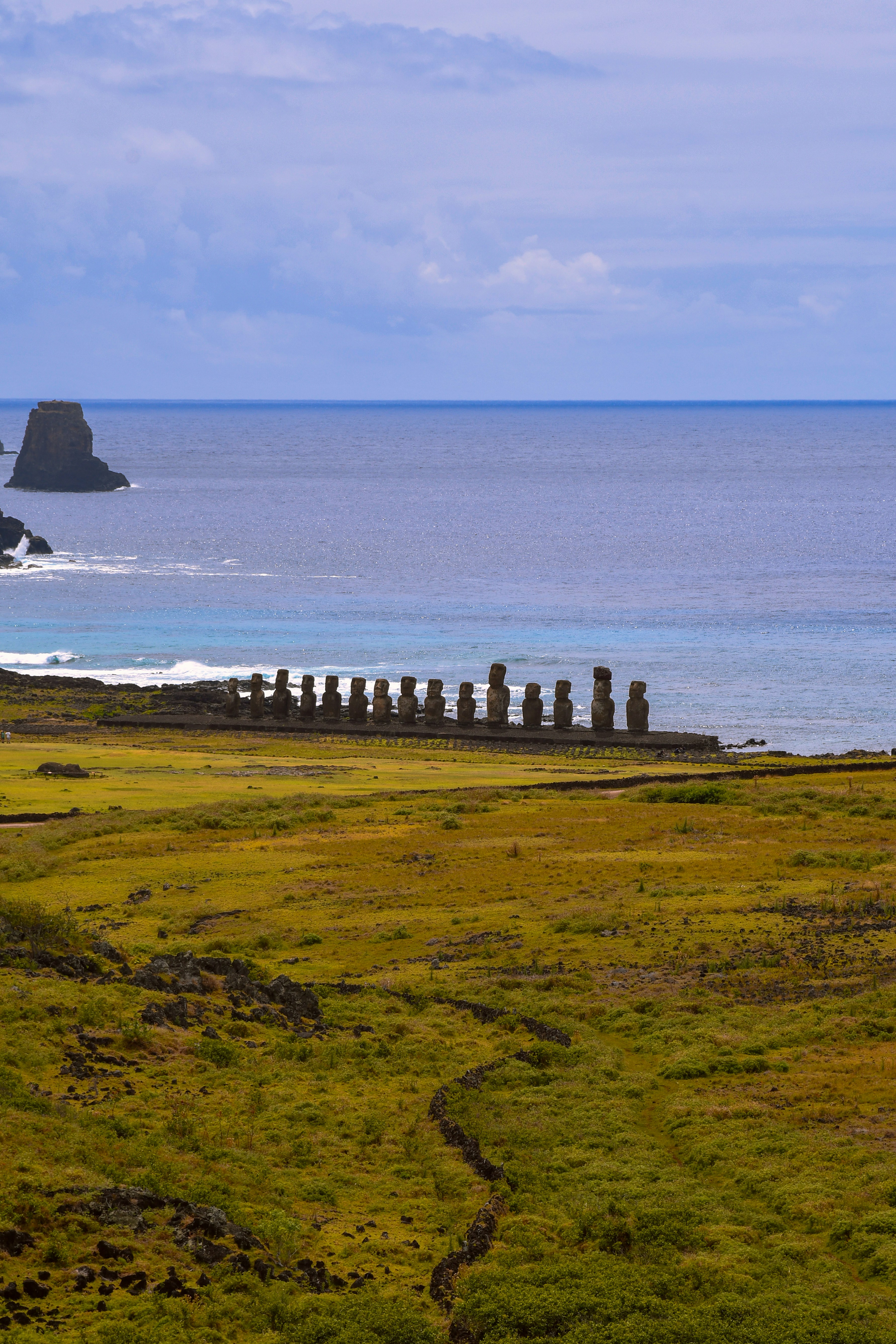 Stone Sentinels Quietly Guard the Shoreline