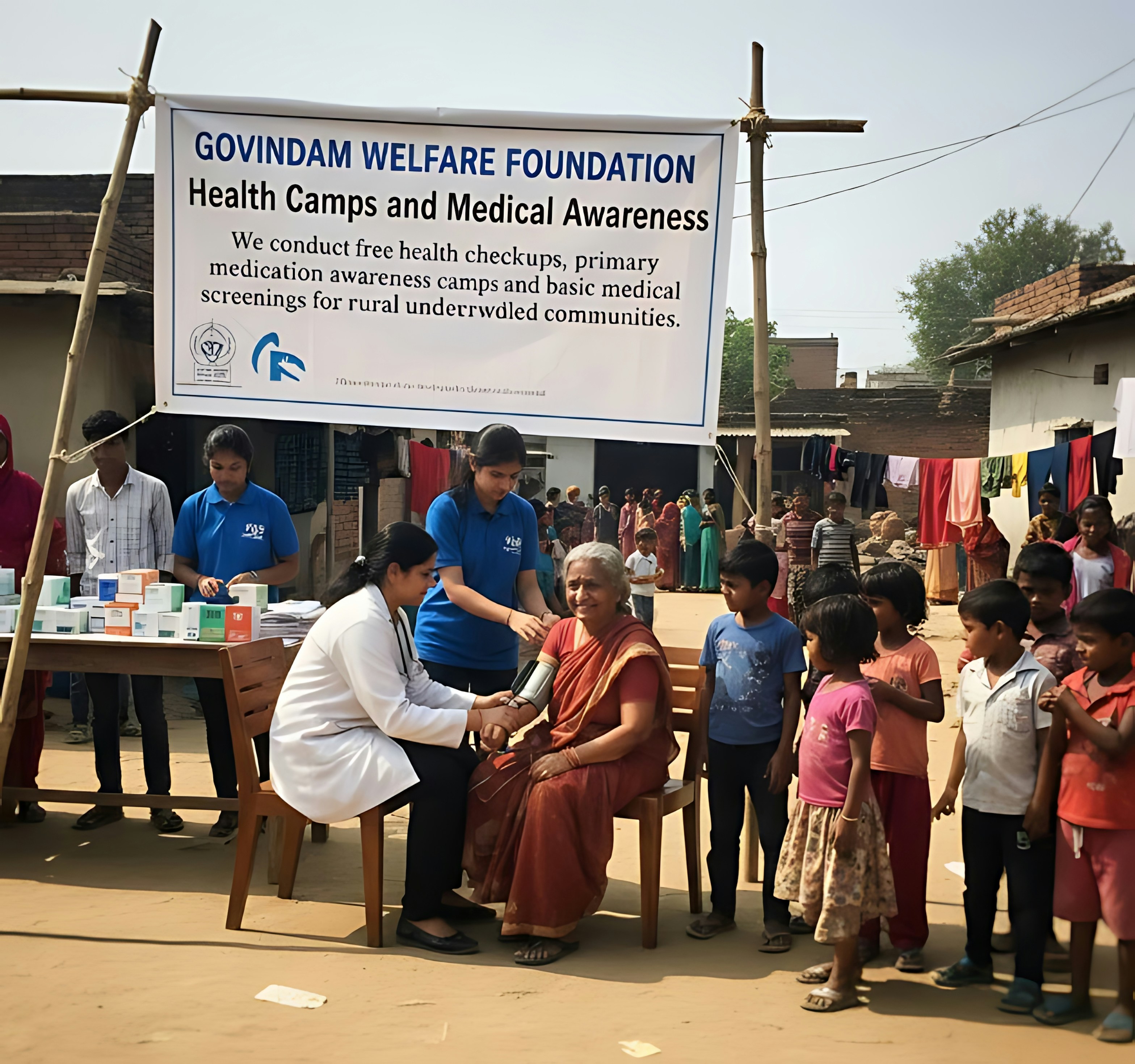 Medical camp providing health checkups and awareness photo – Free ...