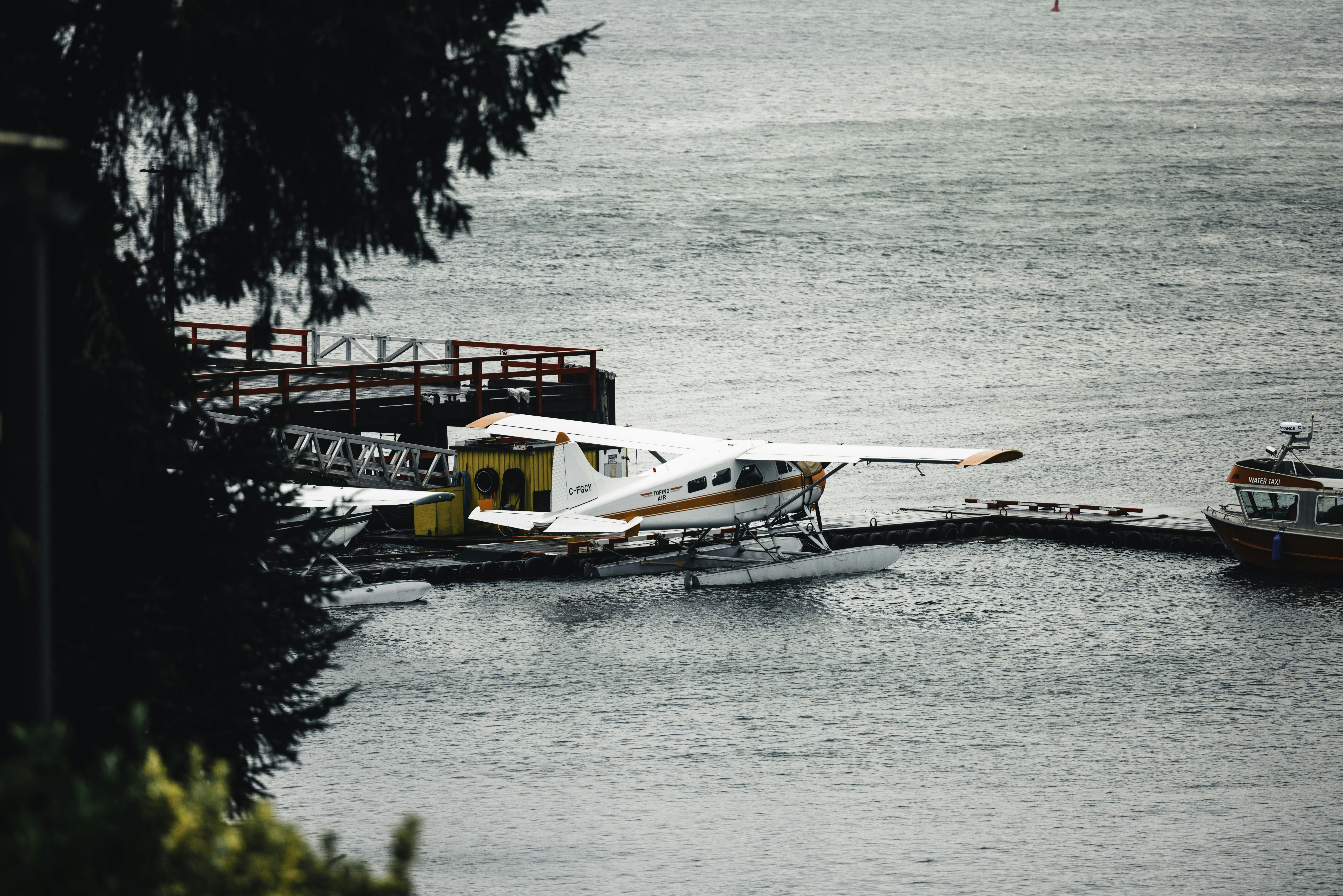 Seaplane at the Quiet Dock