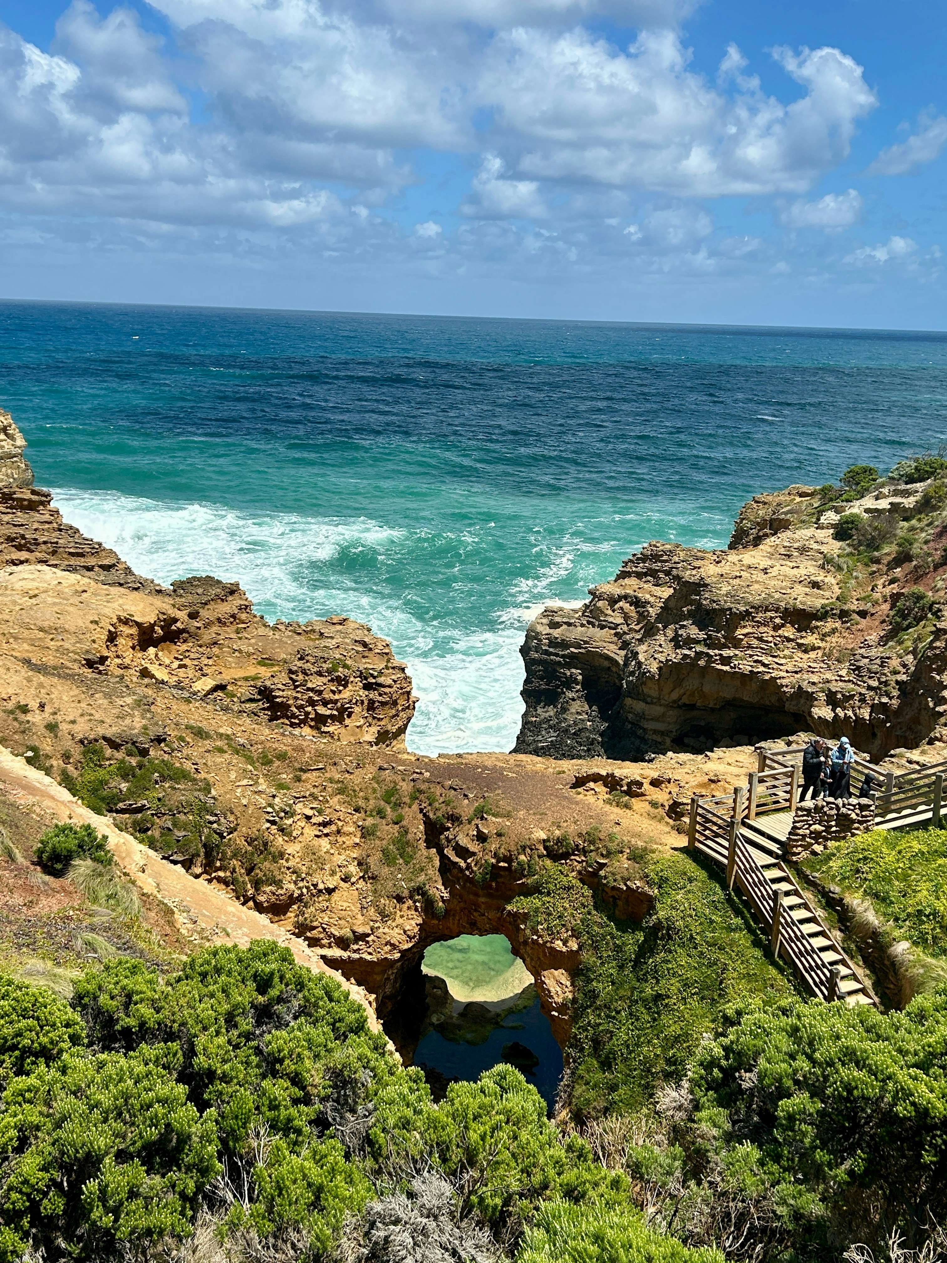 Coastal Staircase to the Sea Arch