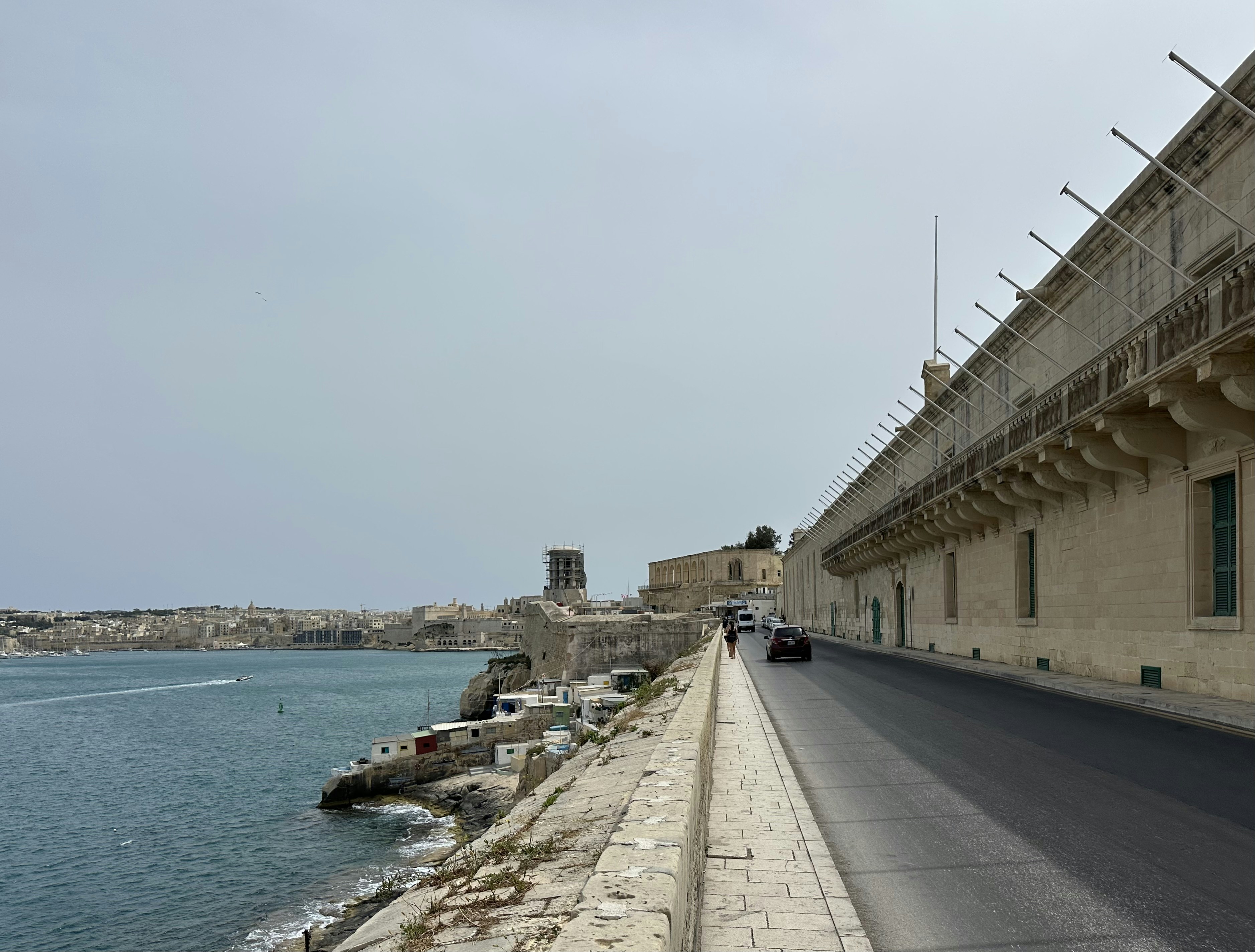 Coastal Rampart Street: Light, Stone, and Sea