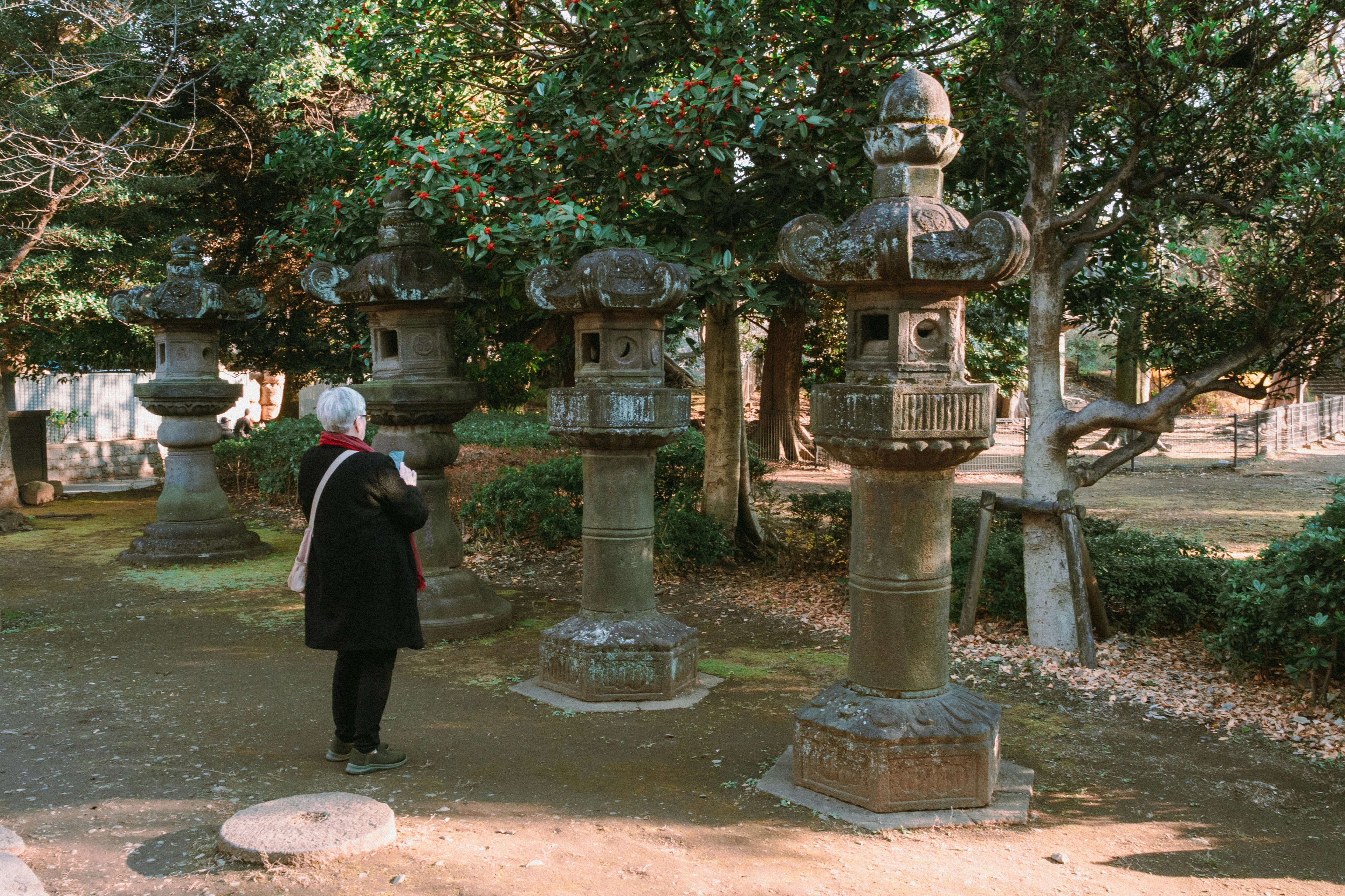 Quiet Traveler among Ancient Lanterns