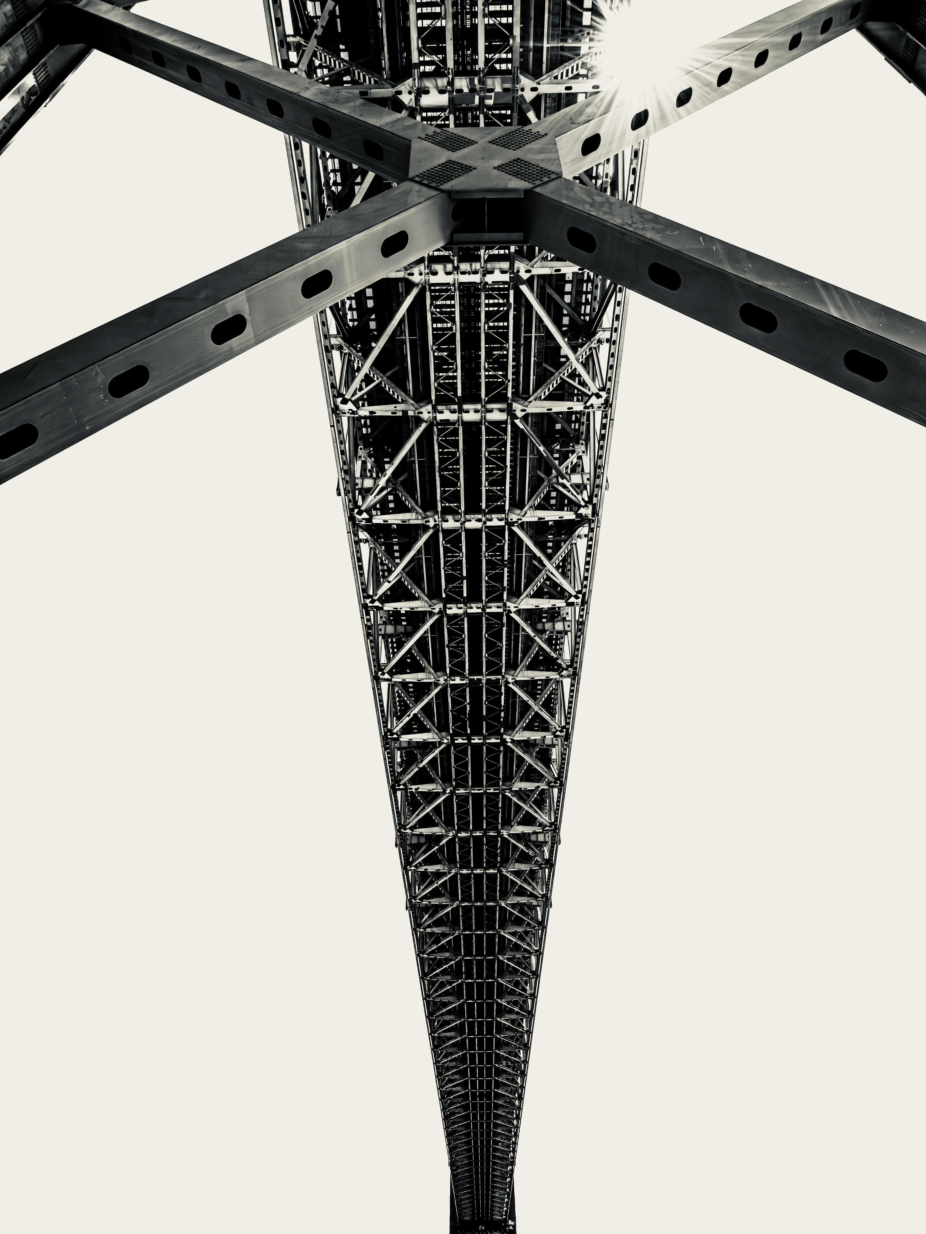 Under the Cantilever: A Worm’s-Eye View of a Steel Truss