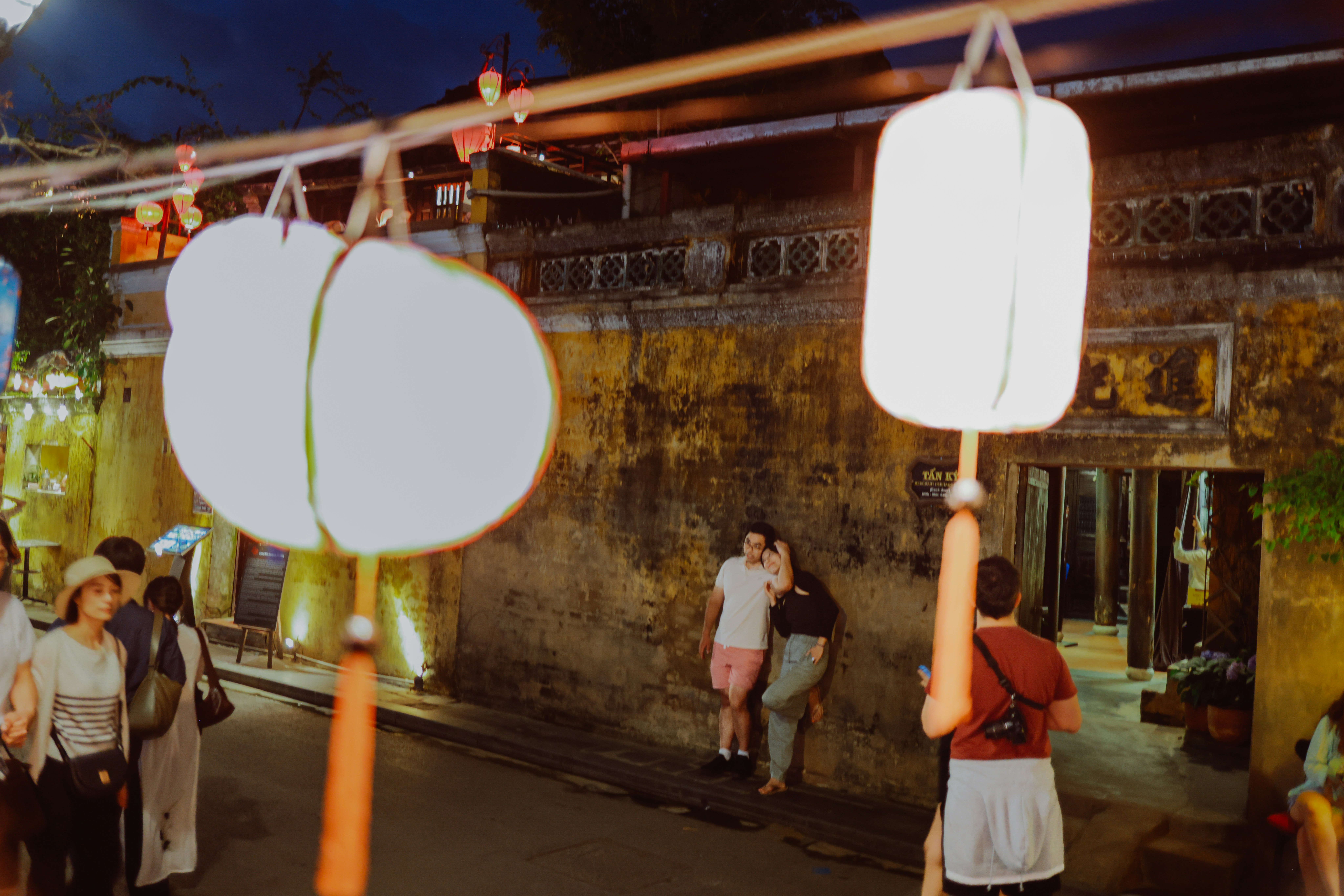 Lantern Light Over Huizhou Lane