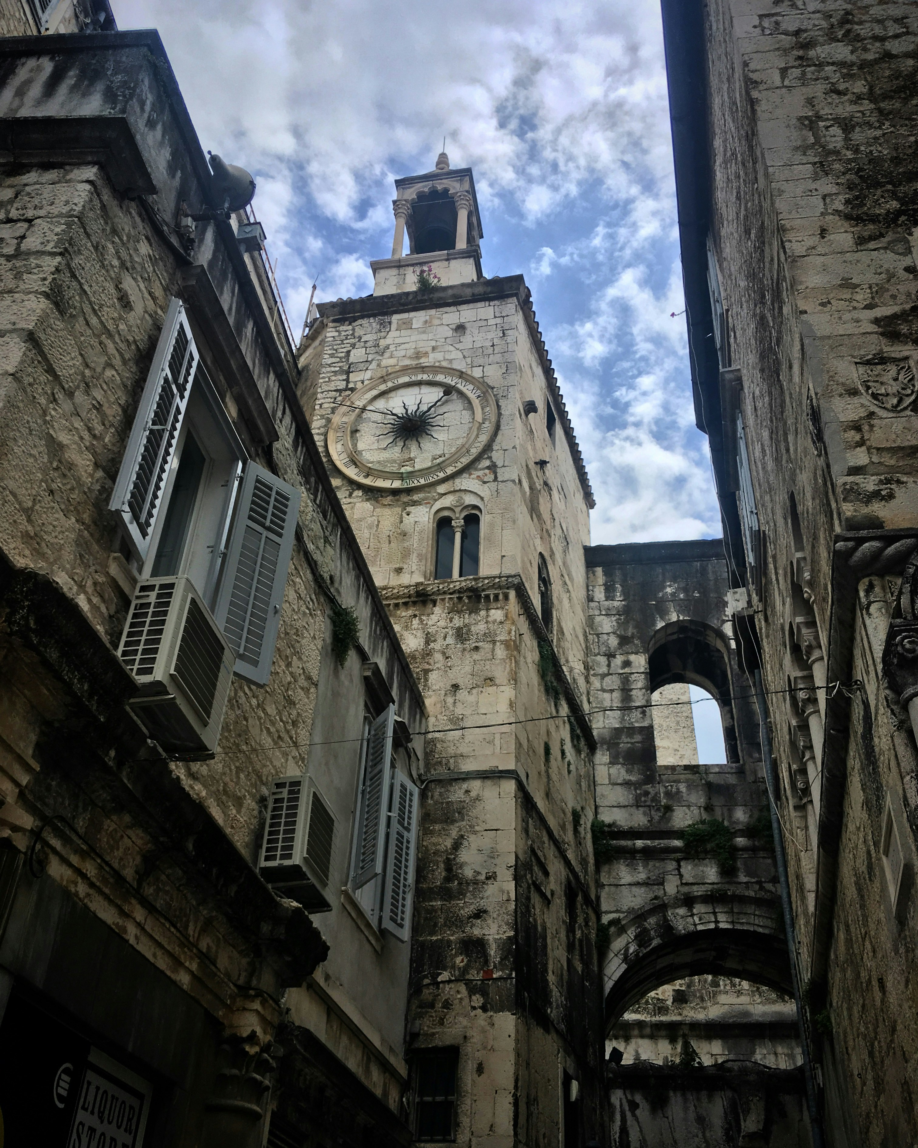 Clocktower Veil: Stone Architecture Reaching Toward a Sky of Whispers