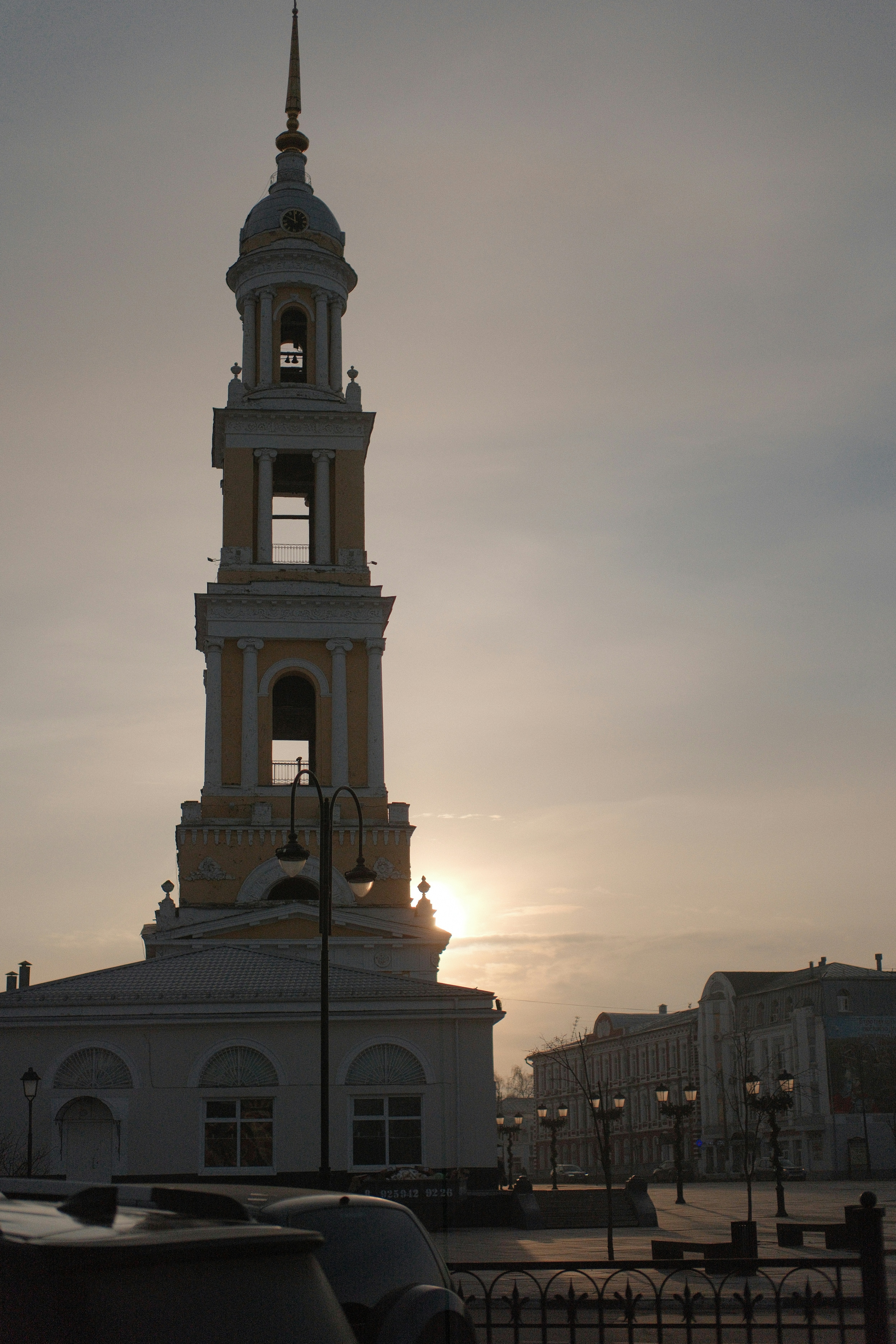 Sunset Spire: A Quiet Hour Against the Twilight Tower