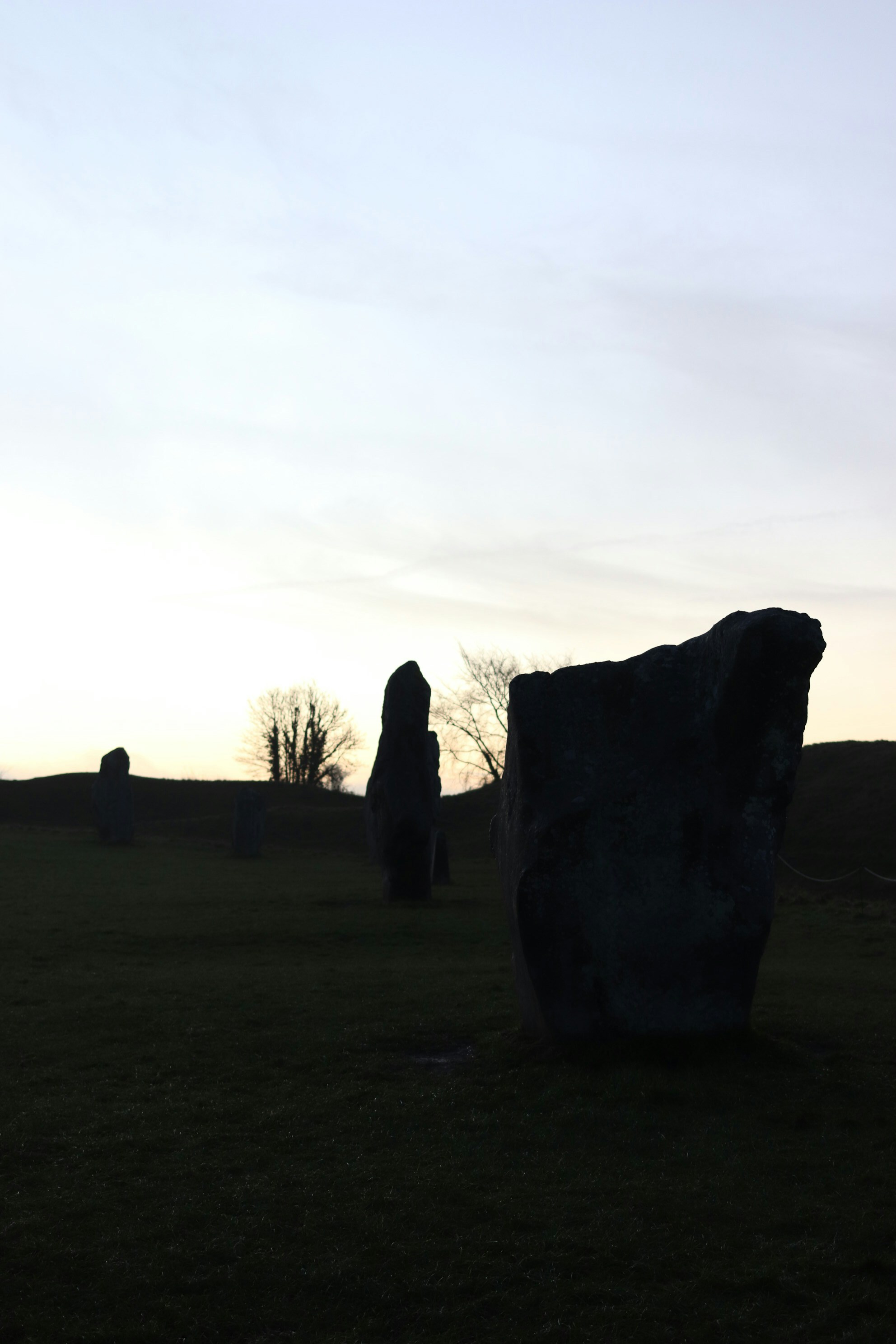 Silent Monoliths at Dusk