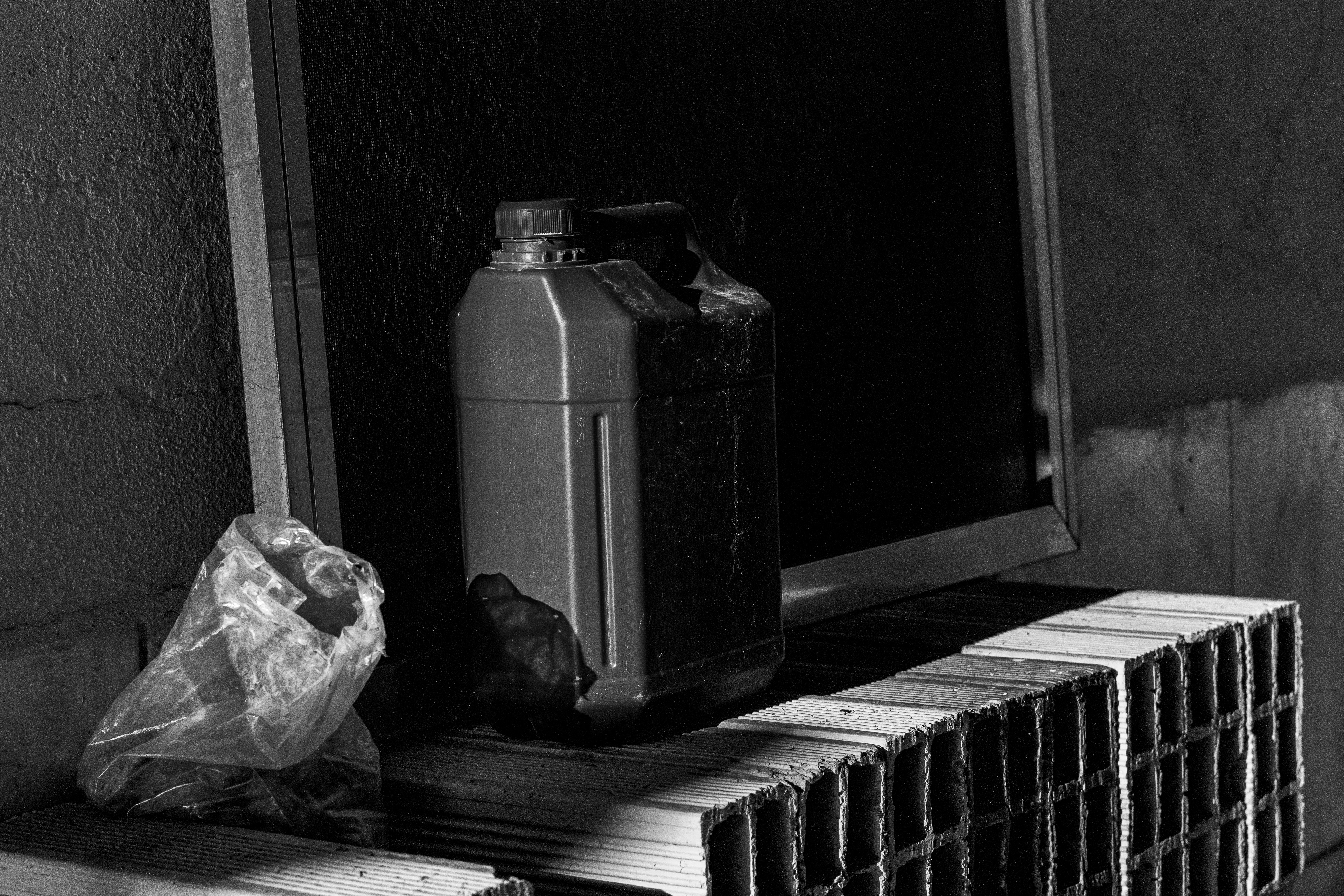 Plastic bottle and bricks on a shelf photo – Free Still life Image on ...