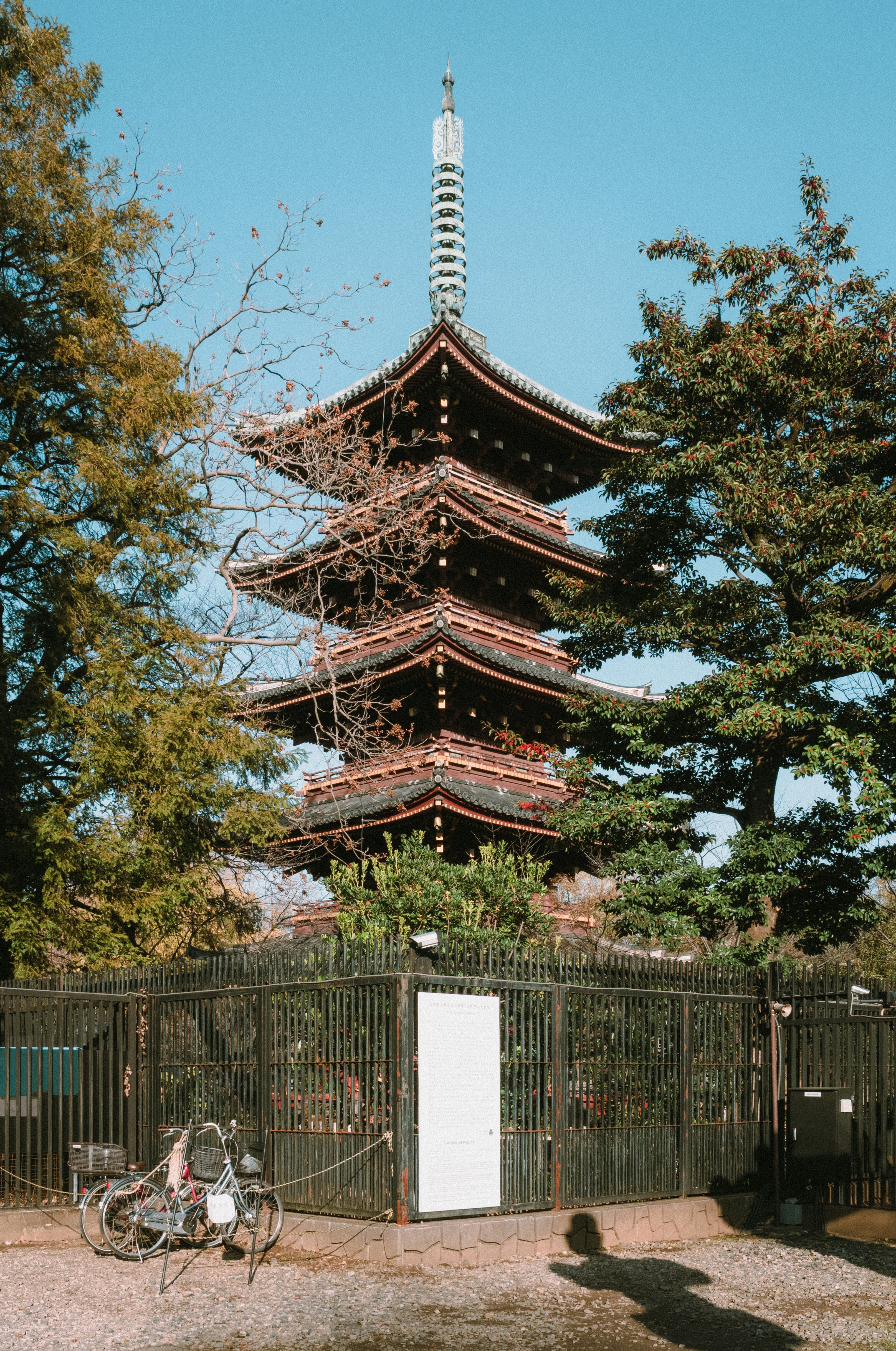 Tiers of Time: A Pagoda Reaching Toward the Sky