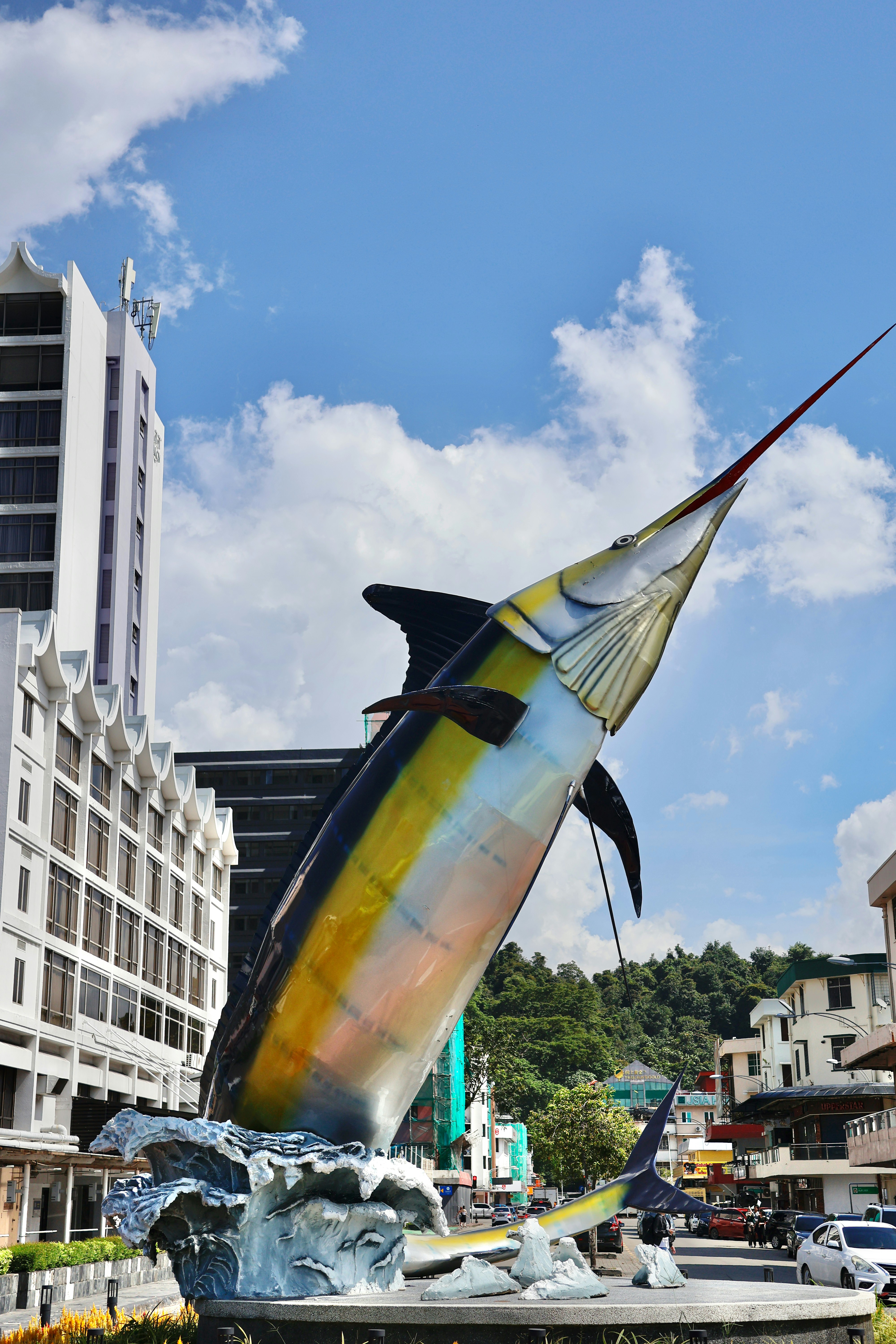 Leaping Marlin Monument: A City by the Sea