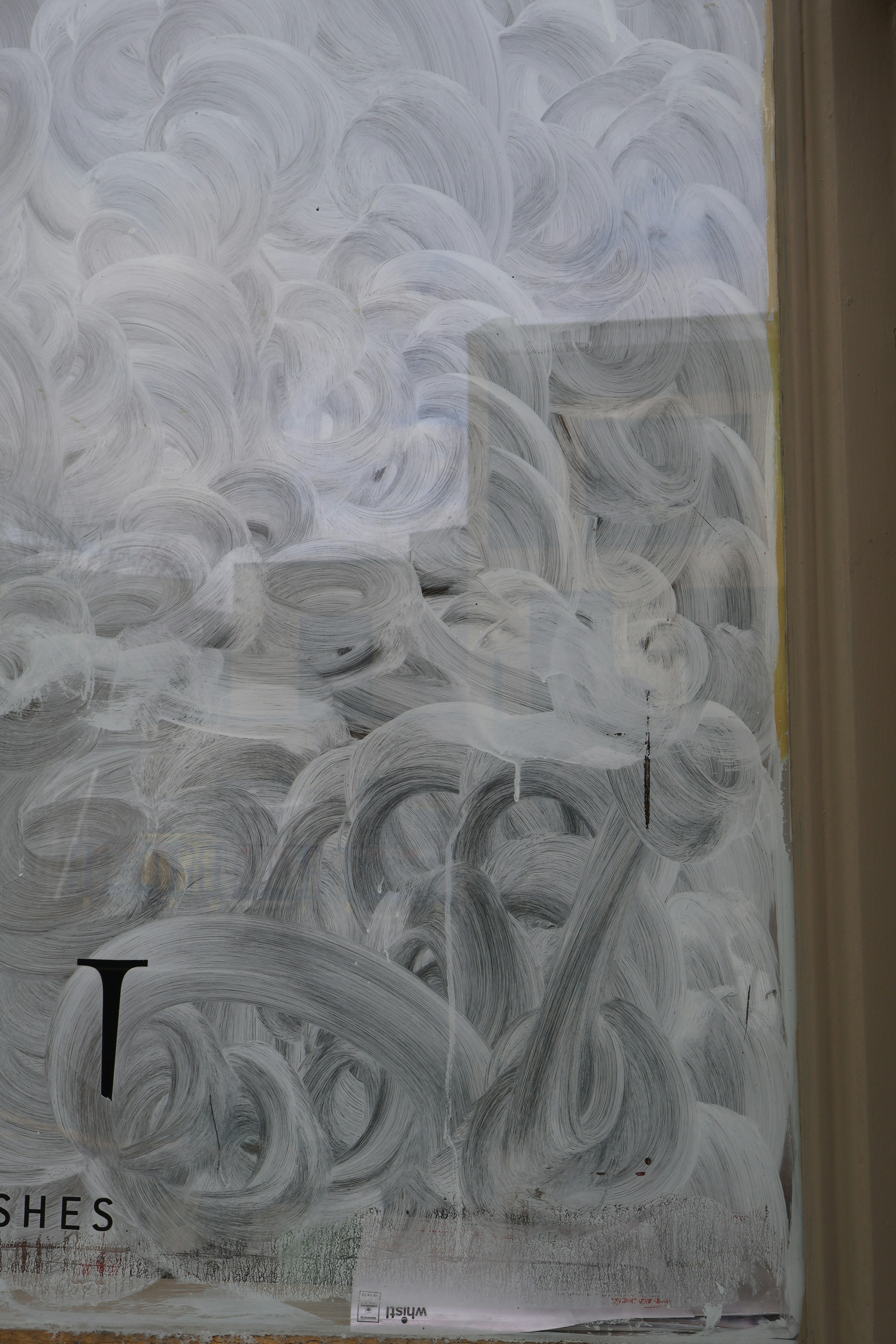 Swirls of Frosted Glass: An Abstract Window on Texture