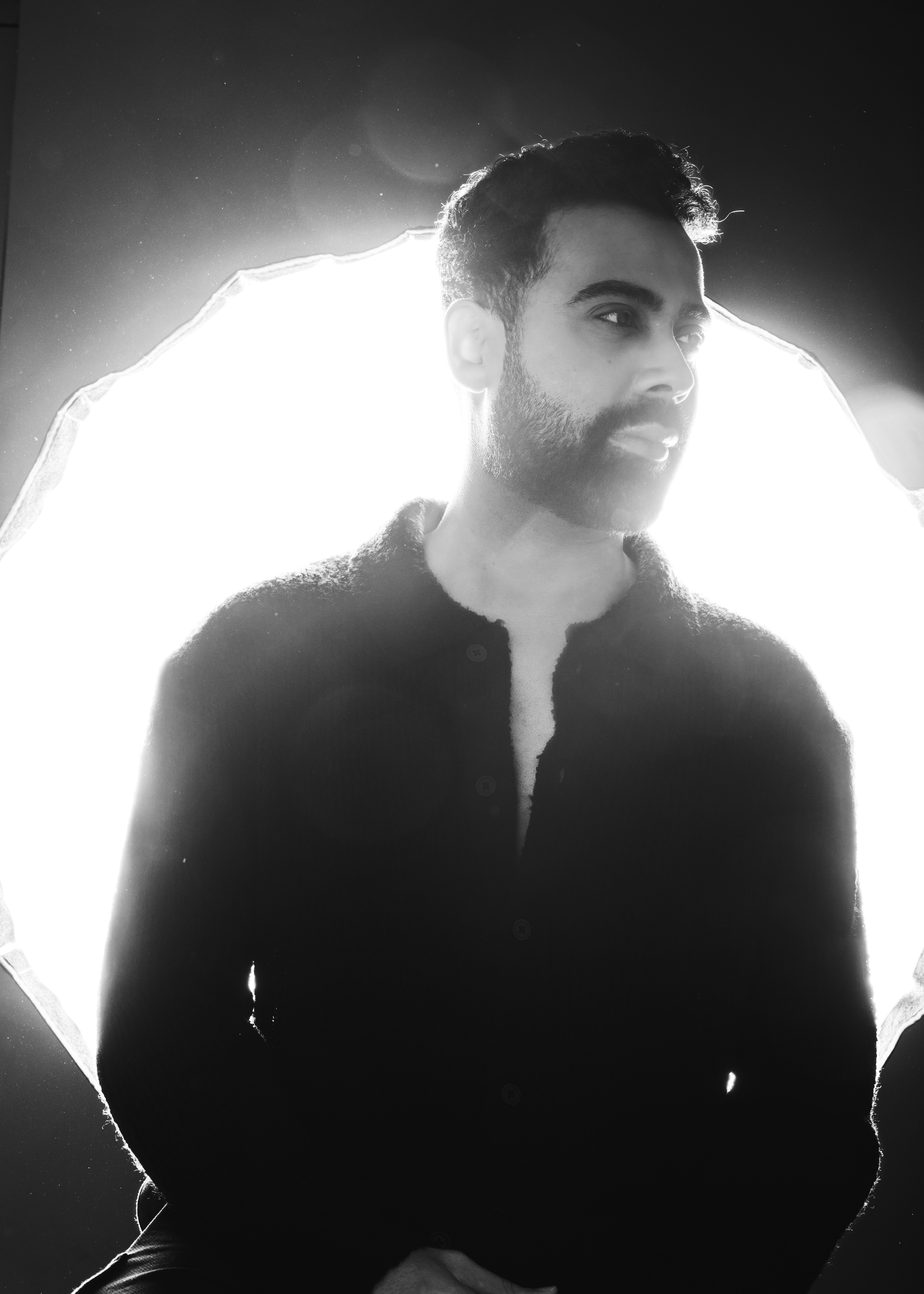 Backlit Portrait: Quiet Confidence in High Contrast