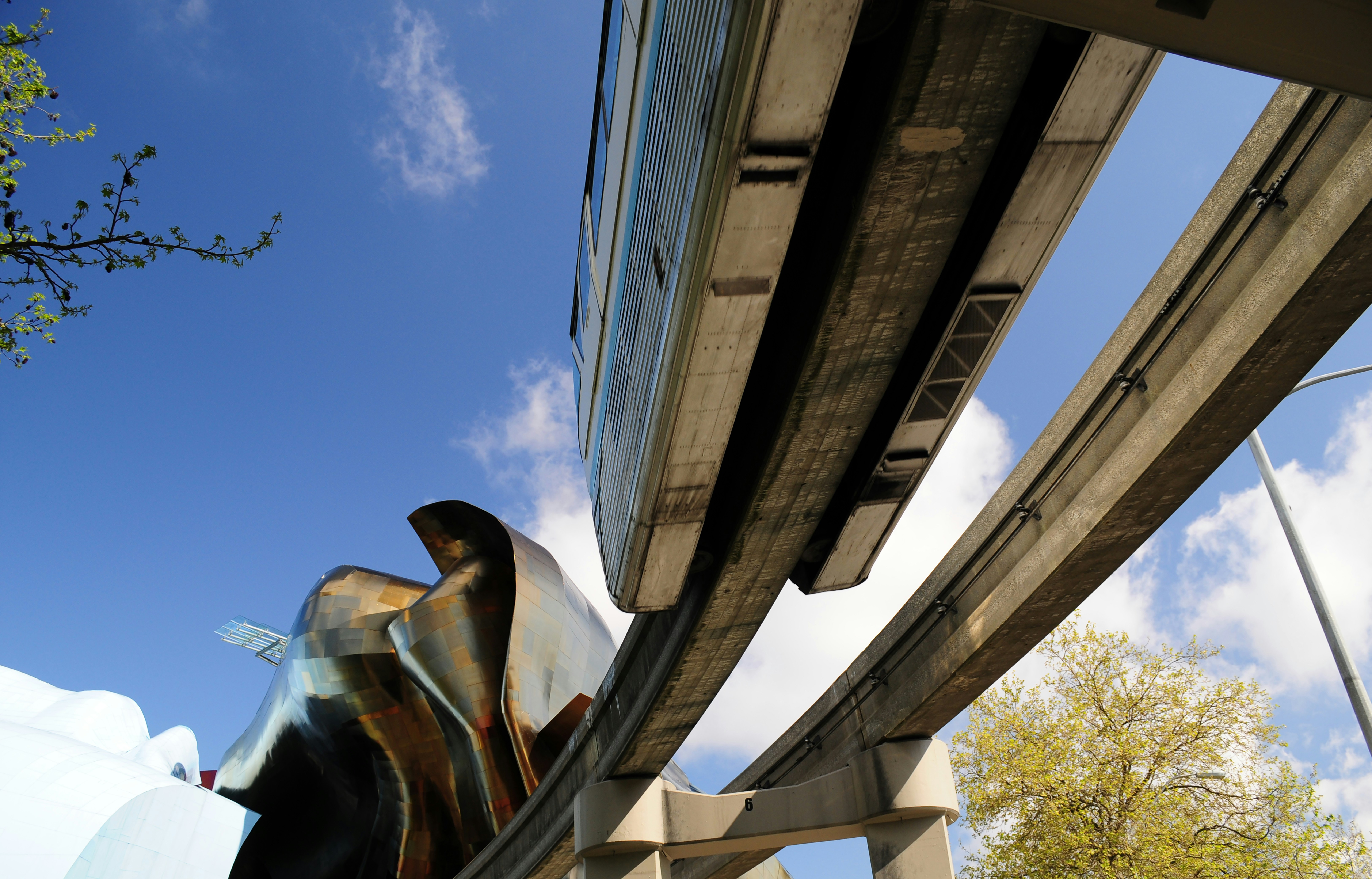 Under the Concrete Arc: A Dynamic Flyover of Curves and Skies