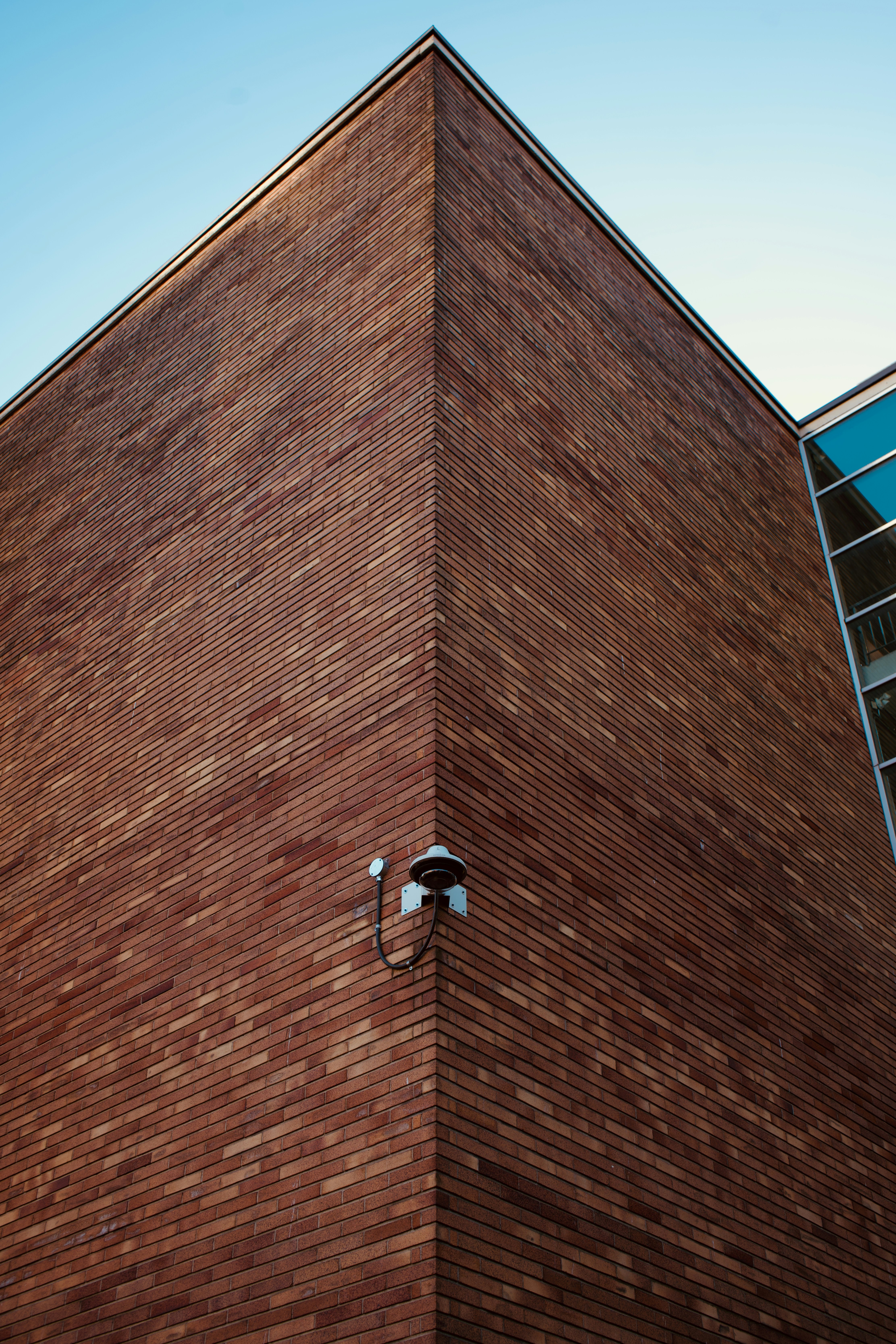 Corner of Red Brick: Geometry and Sky